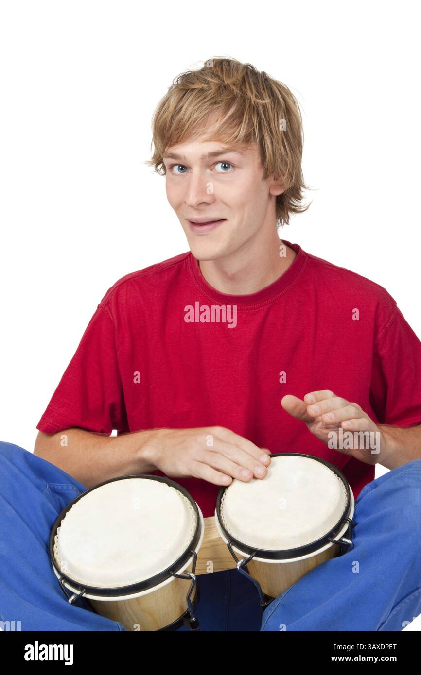 Man plays musical percussion instrument hi-res stock photography and ...