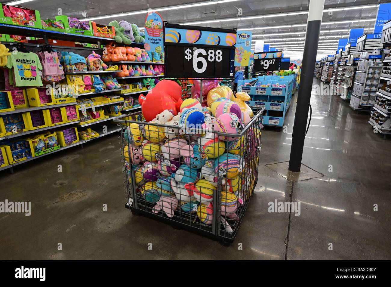 The inside of the Walmart Superstore in Lexington, Virginia Stock Photo ...