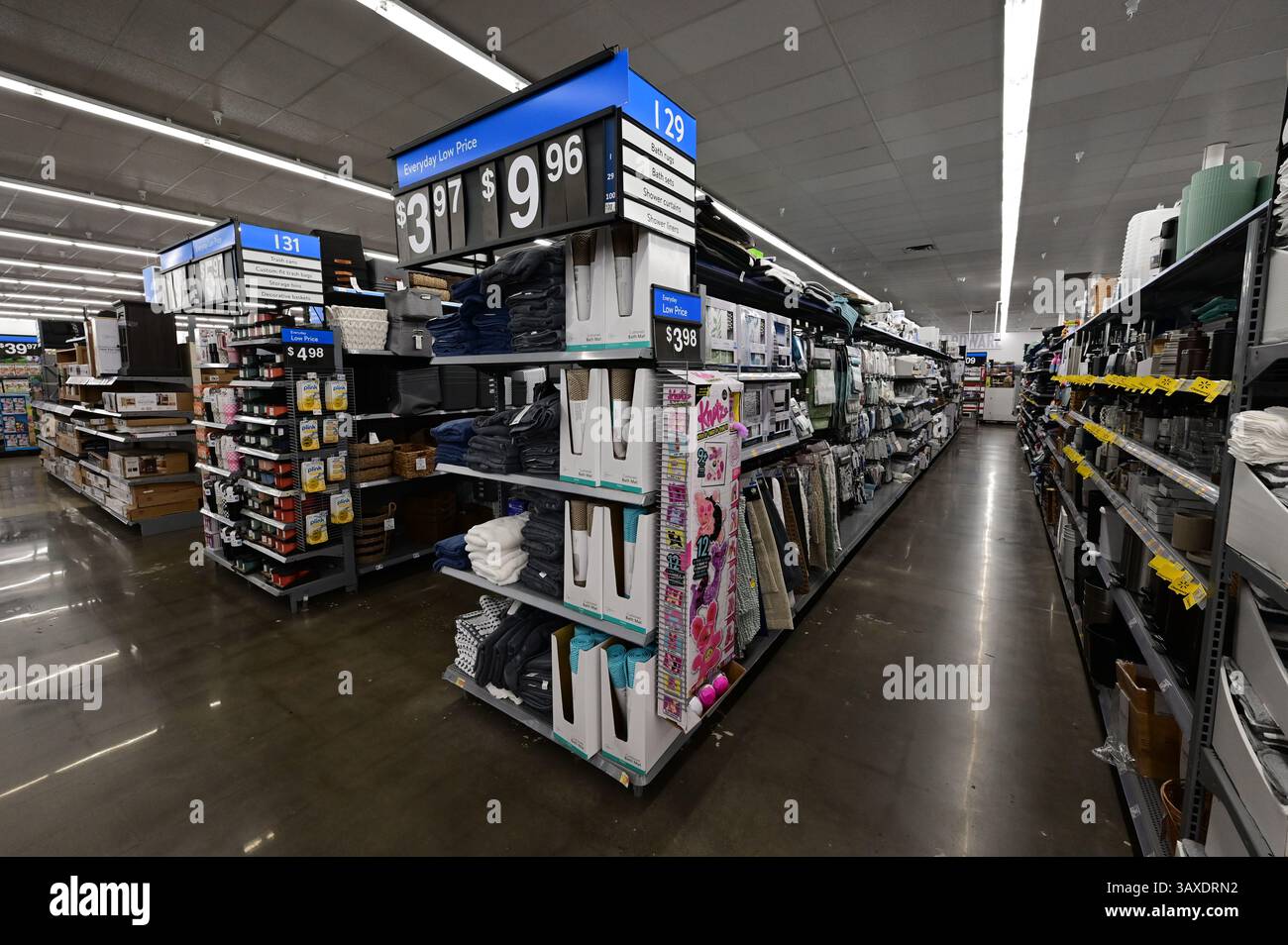 The inside of the Walmart Superstore in Lexington, Virginia Stock Photo ...
