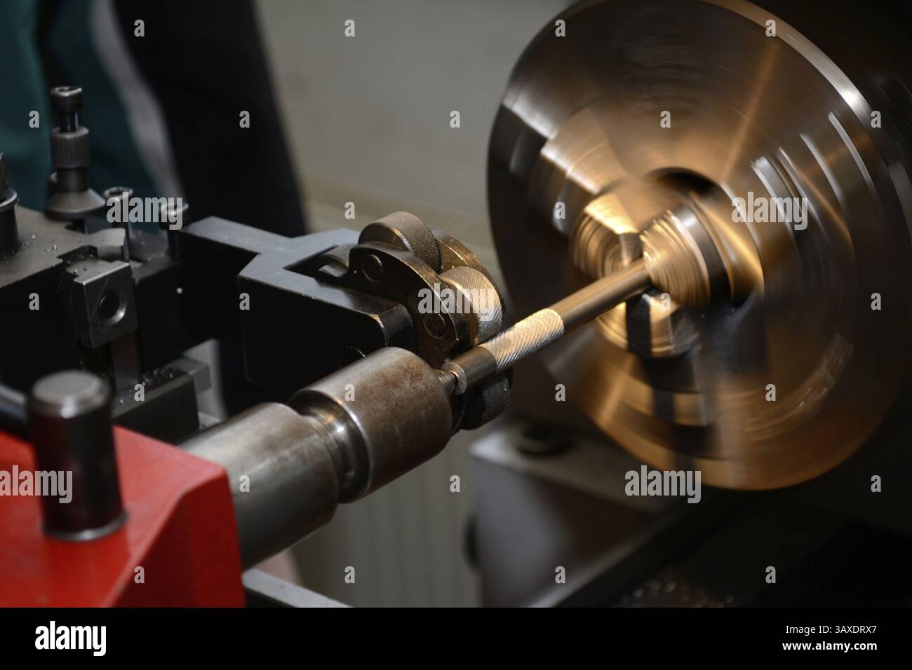 Metalworking on lathe hi-res stock photography and images - Alamy