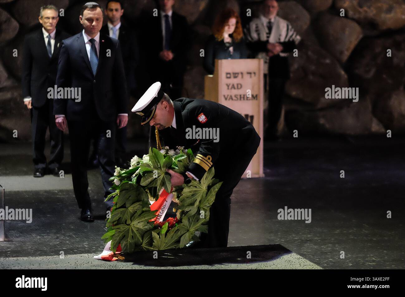 January 17, 2017 - Jerusalem, Israel - The President of Poland, ANDRZEJ ...