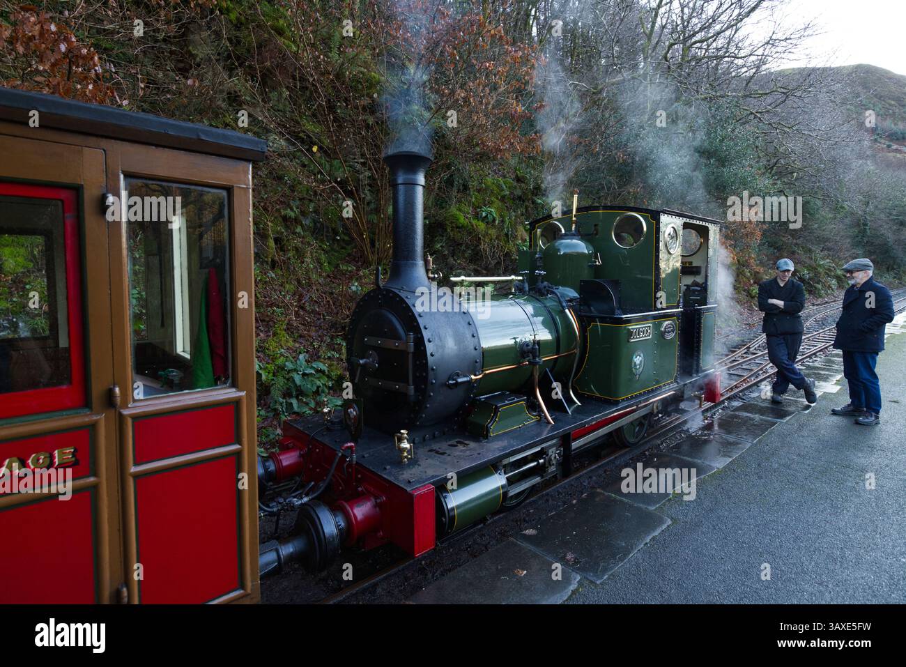 Steam train - Talyllyn Railway Stock Photo - Alamy