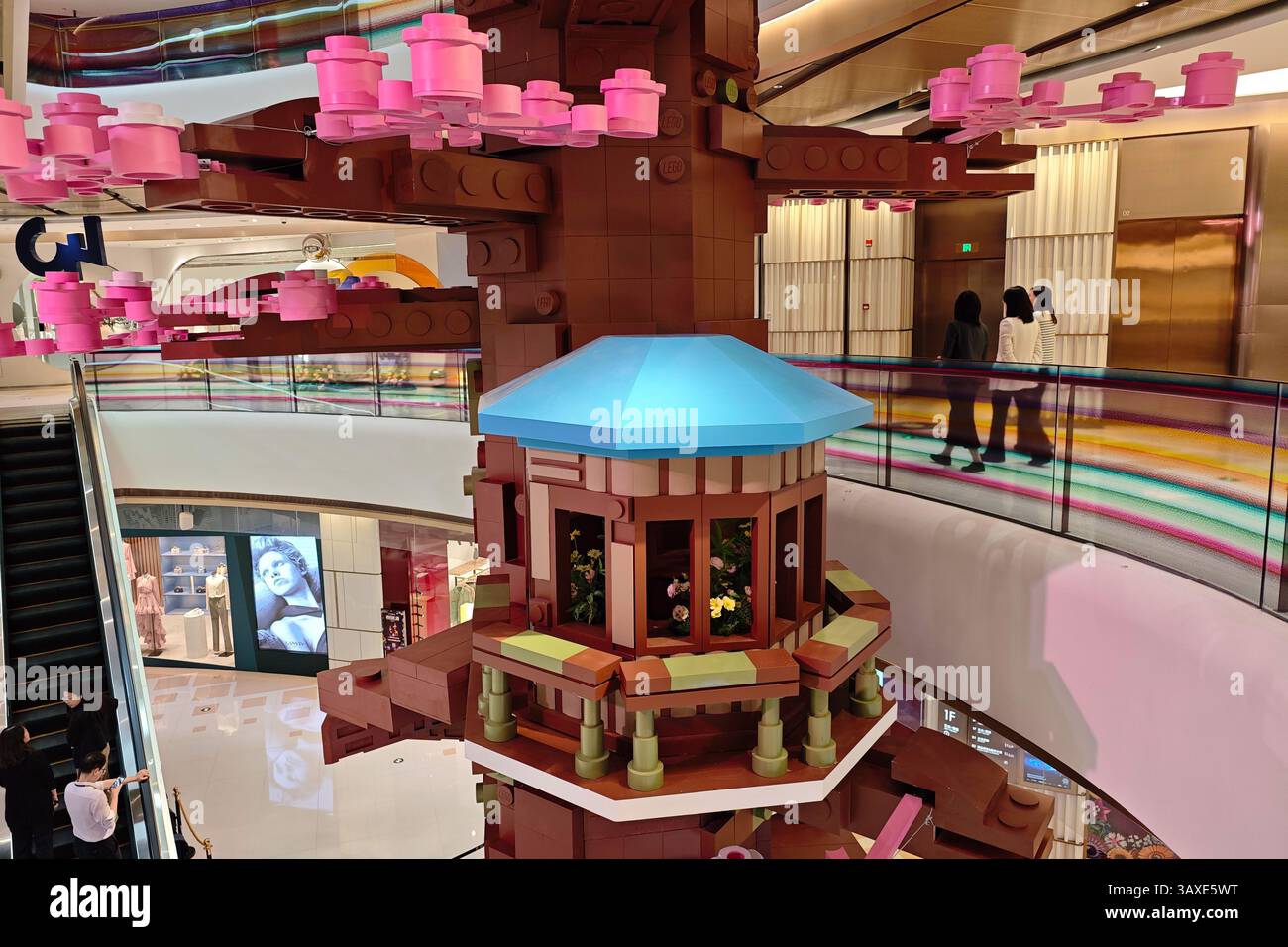 BFC Bund Finance Center creates "Lego Garden" themed scenes on each ...