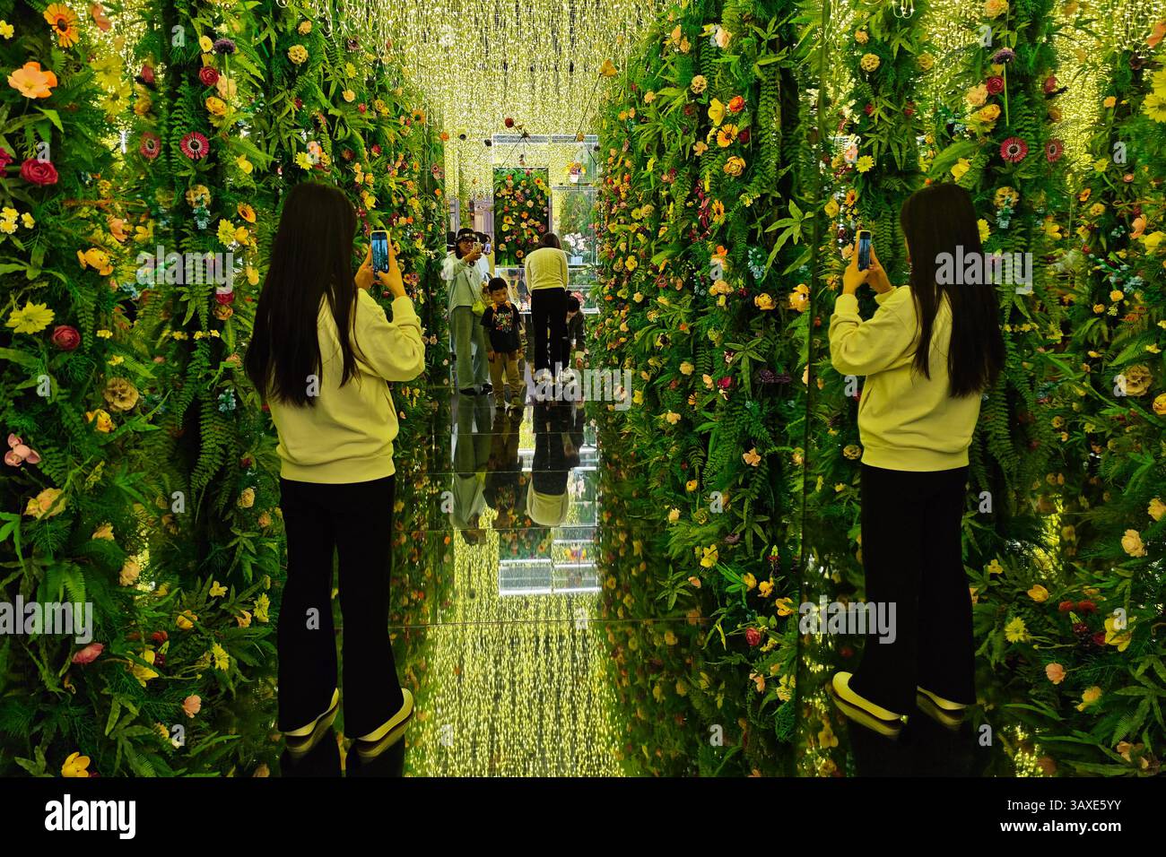 BFC Bund Finance Center creates "Lego Garden" themed scenes on each ...