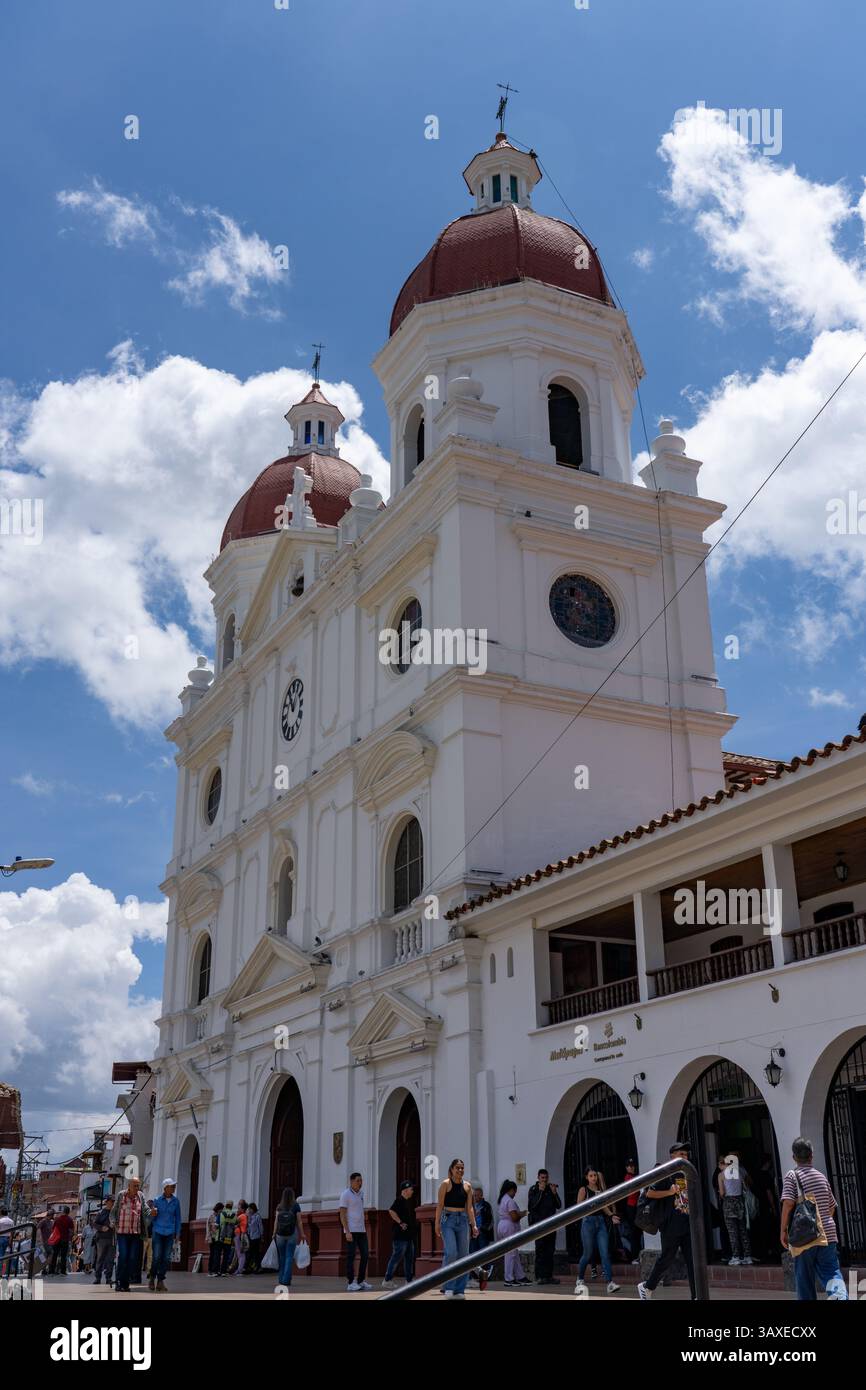 The Cathedral of St. Nicholas in Rionegro, Colombia Stock Photo - Alamy