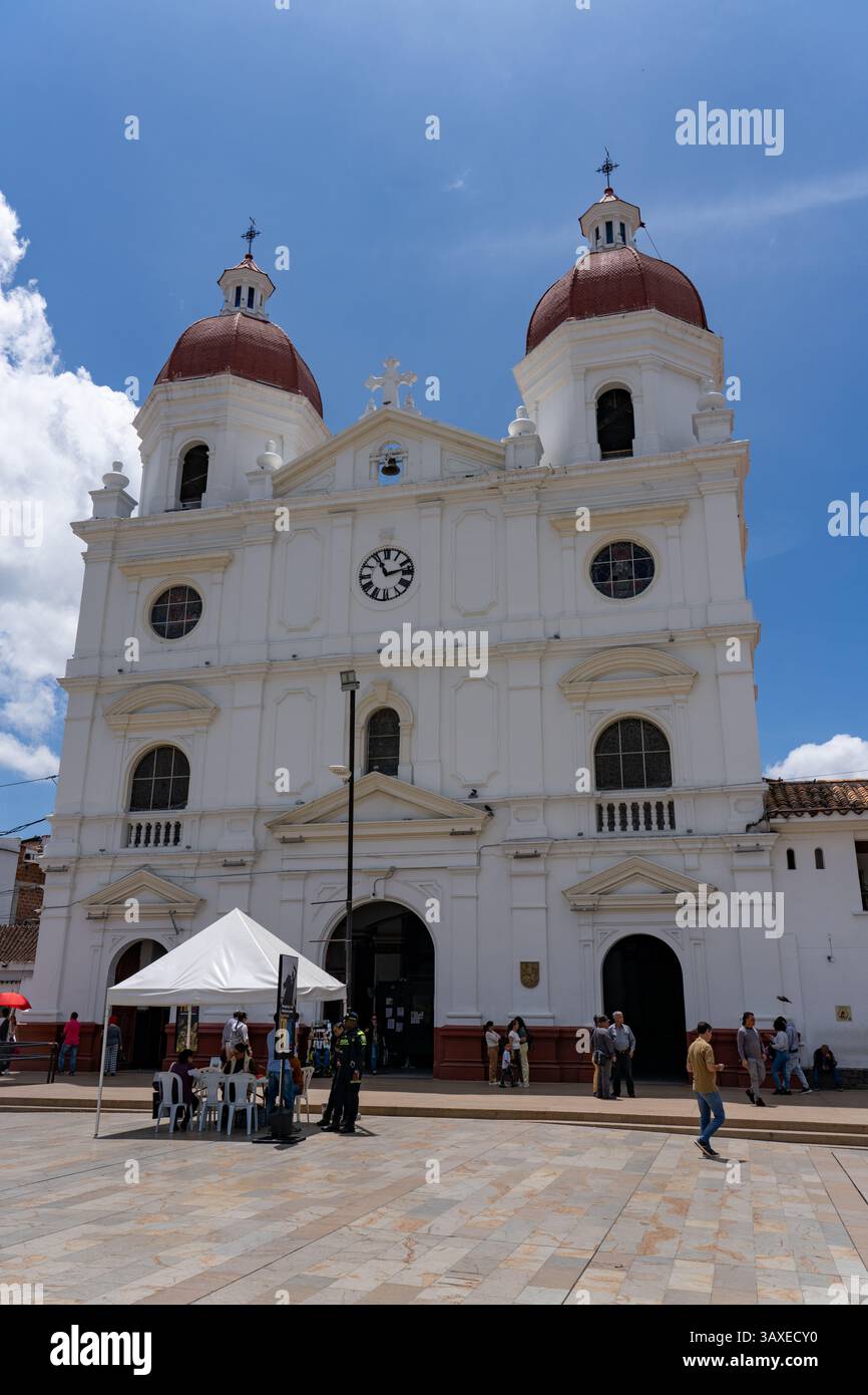 The Cathedral of St. Nicholas in Rionegro, Colombia Stock Photo - Alamy
