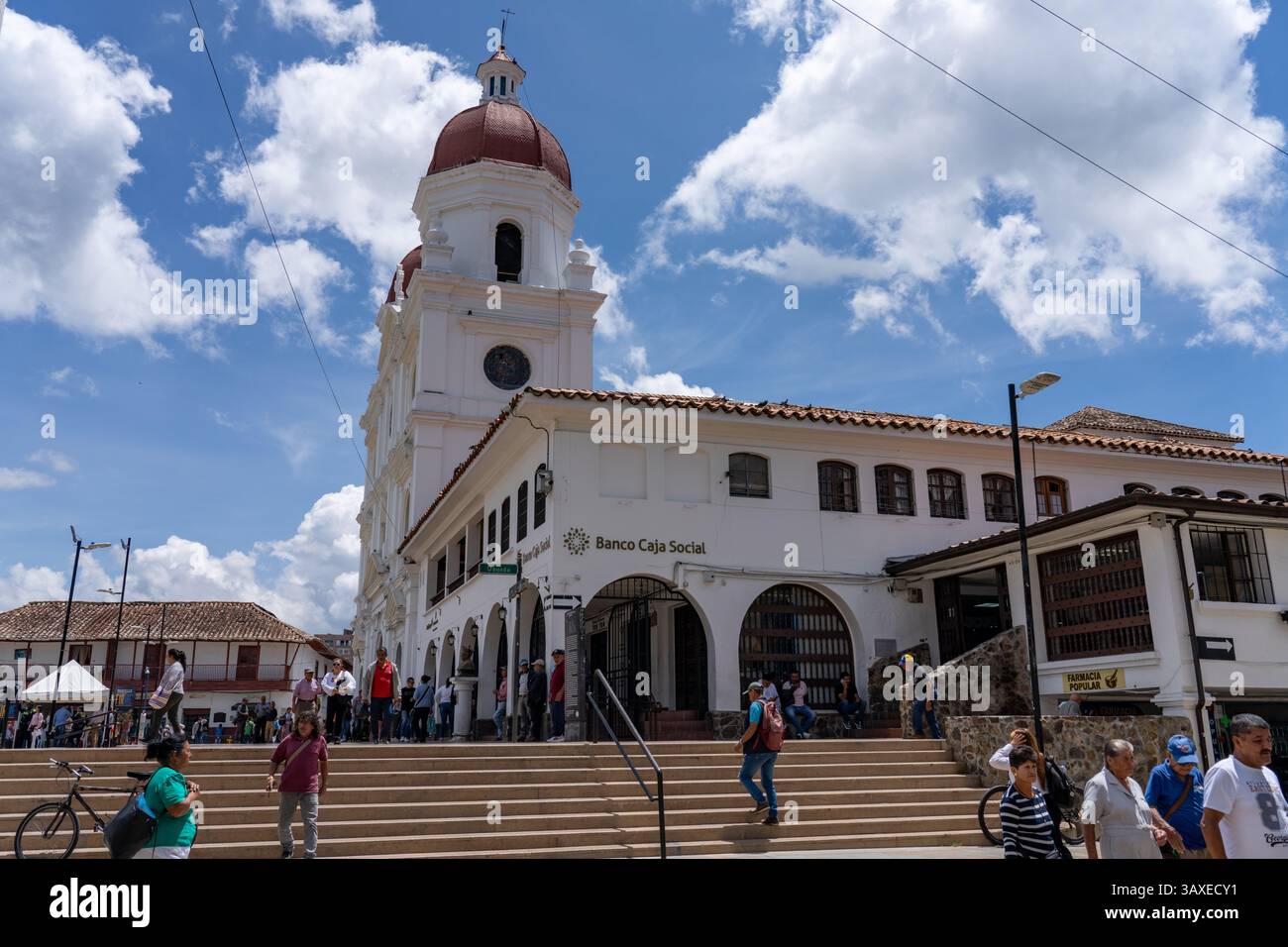 The Cathedral of St. Nicholas in Rionegro, Colombia Stock Photo - Alamy