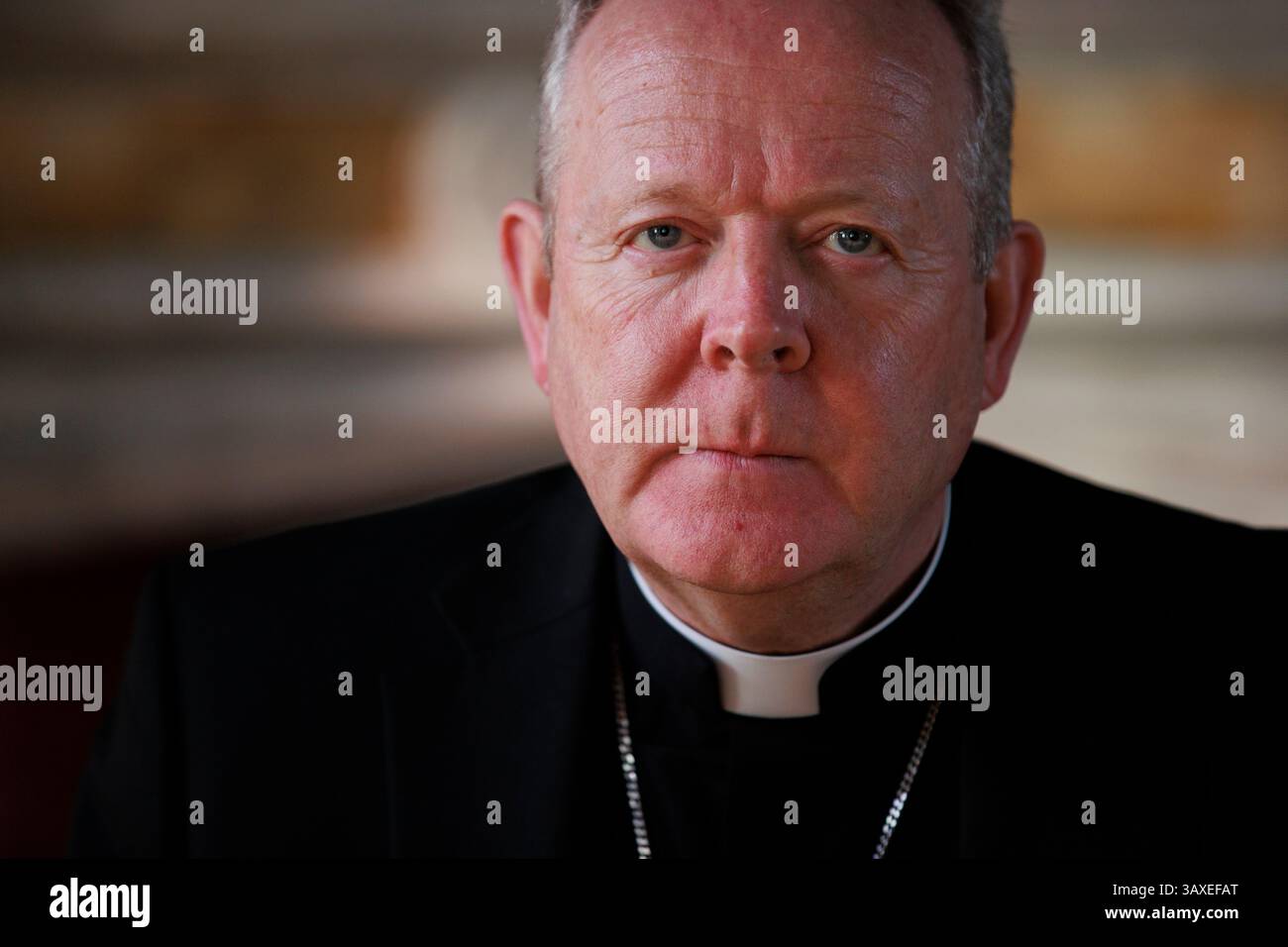 The Archbishop of Armagh, Eamon Martin after an interview at the ...