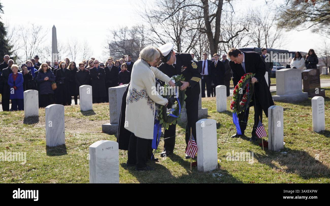 Jan 31, 2017 - Arlington, Virginia, U.S. - MARTHA CHAFFEE, widow of ...