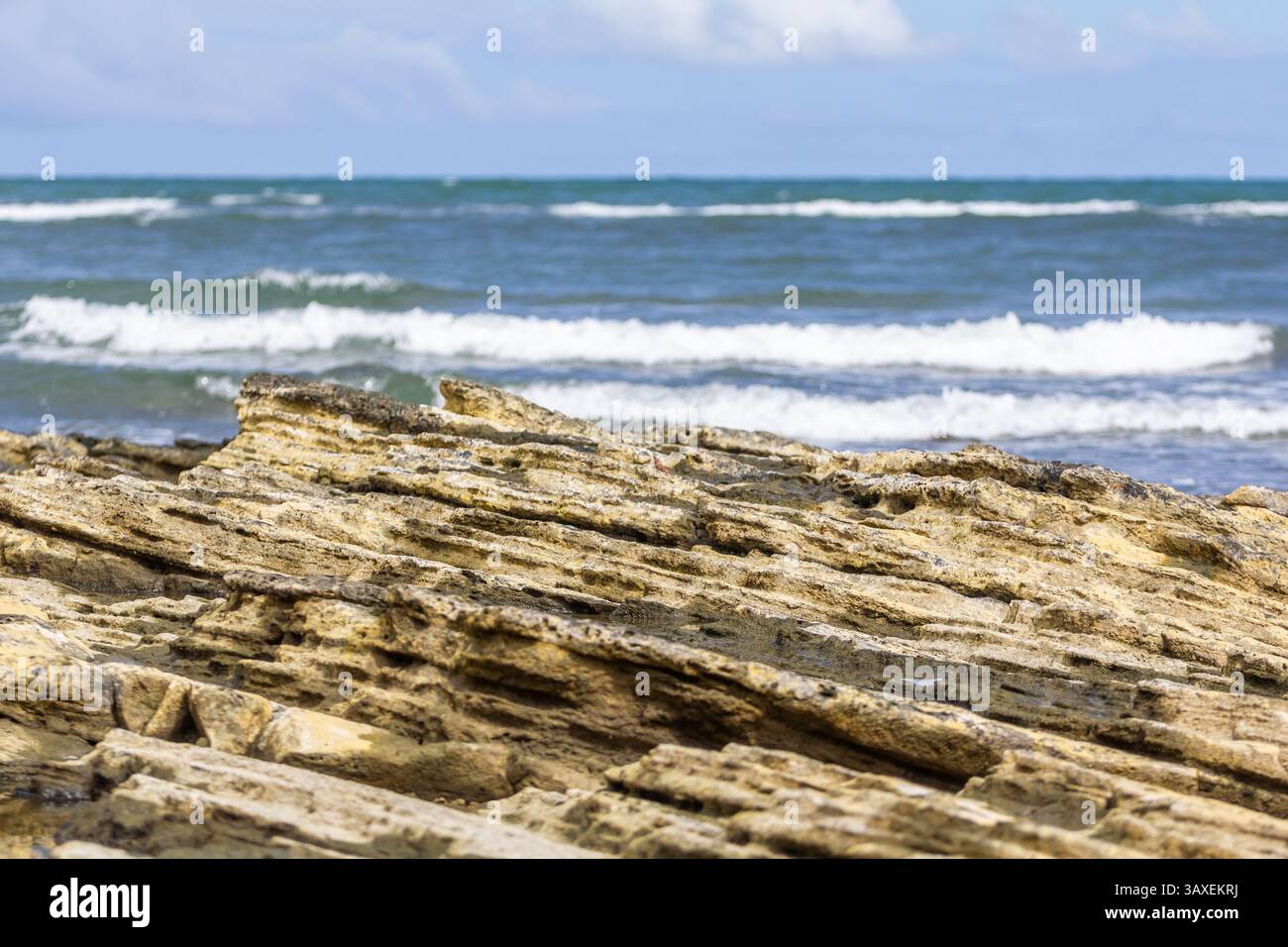 Afga Wave Rock Formation in Tangalan, Aklan, Philippines, showcases ...