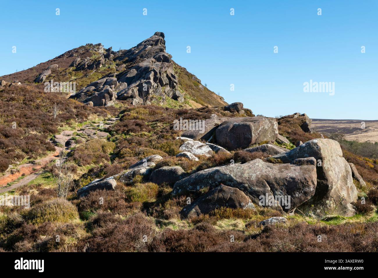 Ramshaw rocks near the Roaches in the Peak District, Staffordshire ...