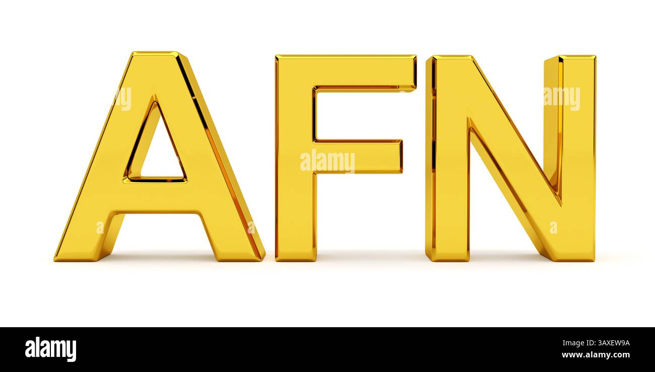 AFN Afghan afghani currency code, the official currency of Afghanistan ...