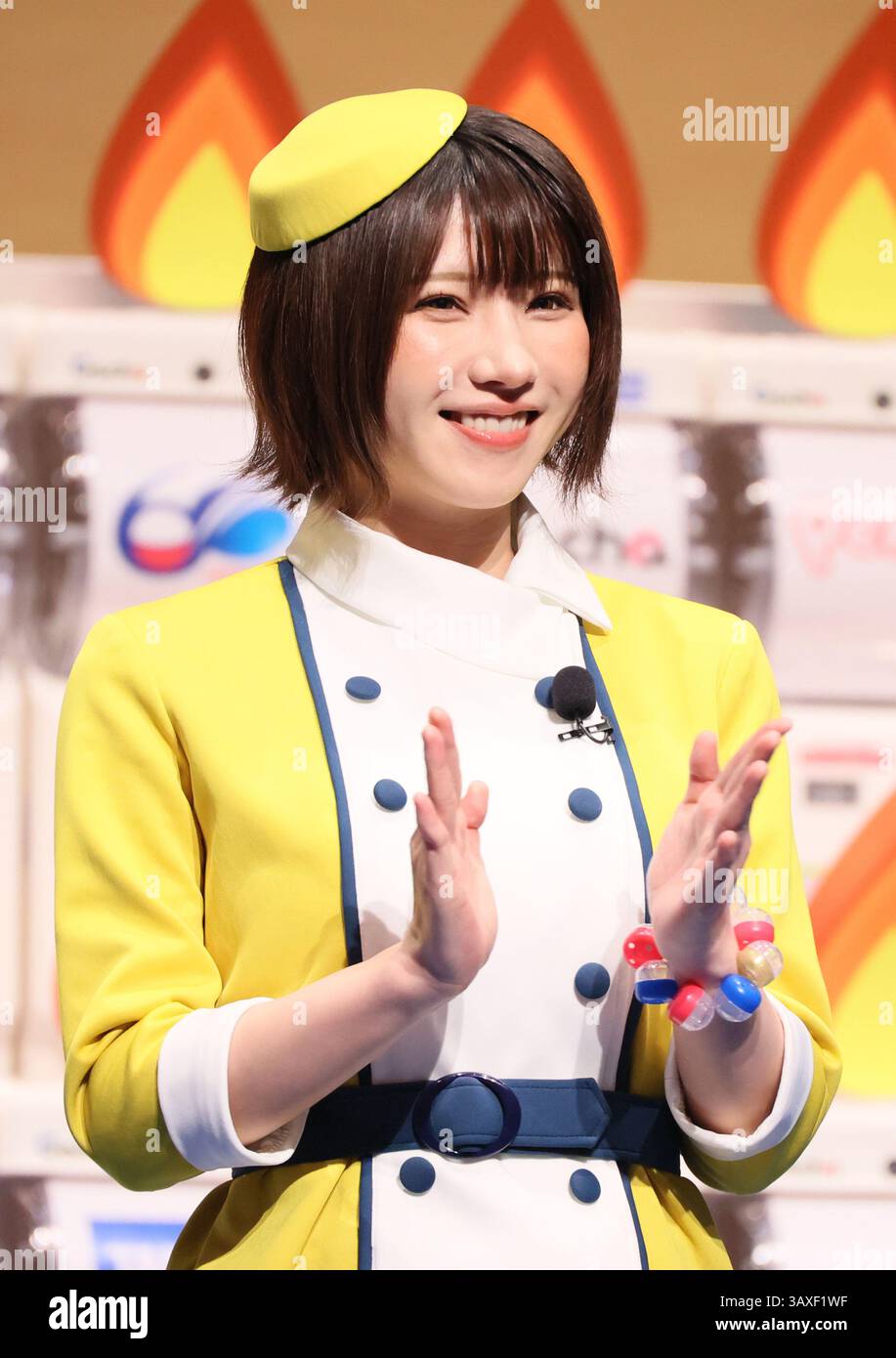 April 21, 2025, Tokyo, Japan - Japanese cosplayer Enako poses for photo ...