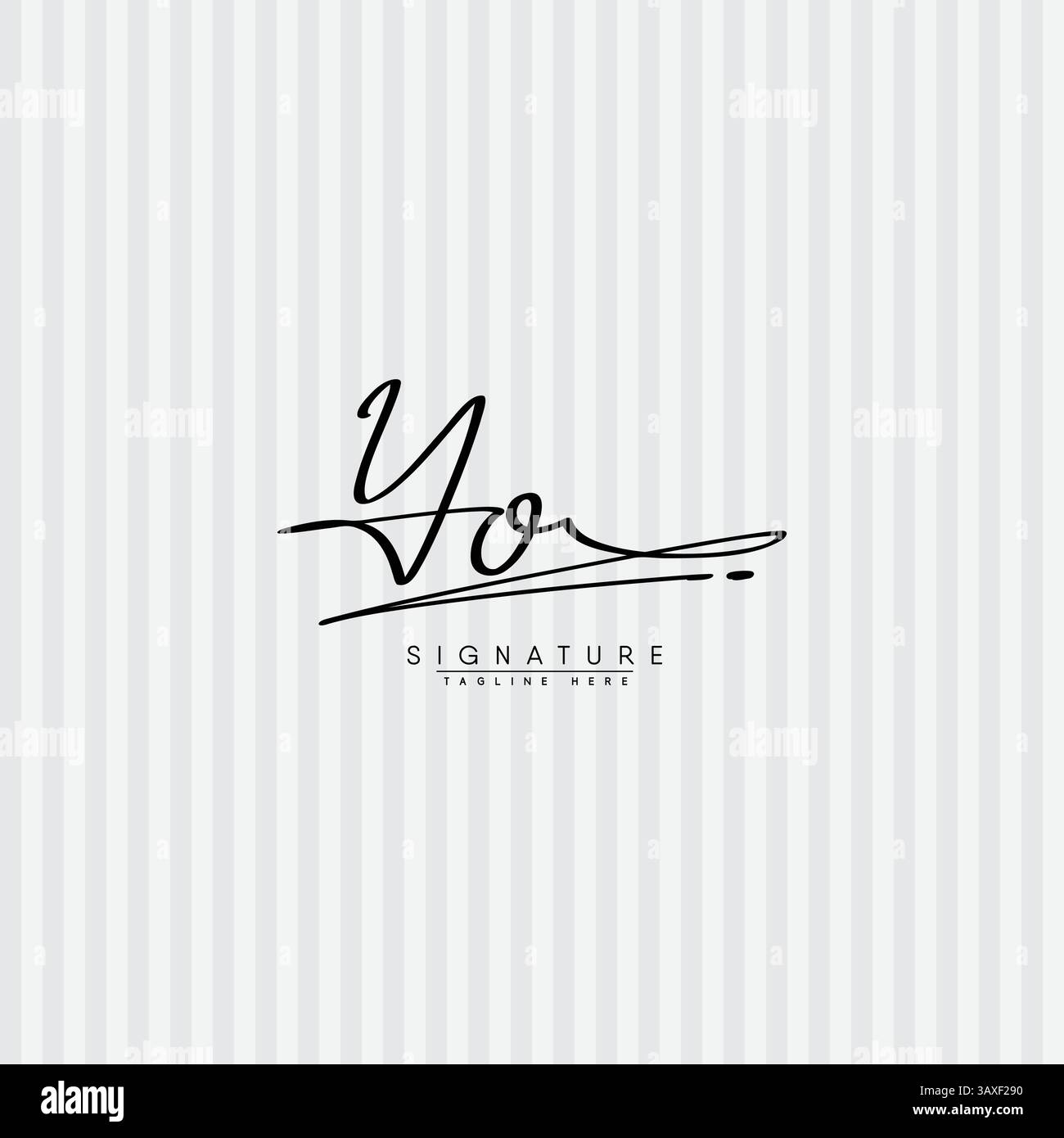 YO Initial Logo in Signature Style for Photography and Fashion Business ...