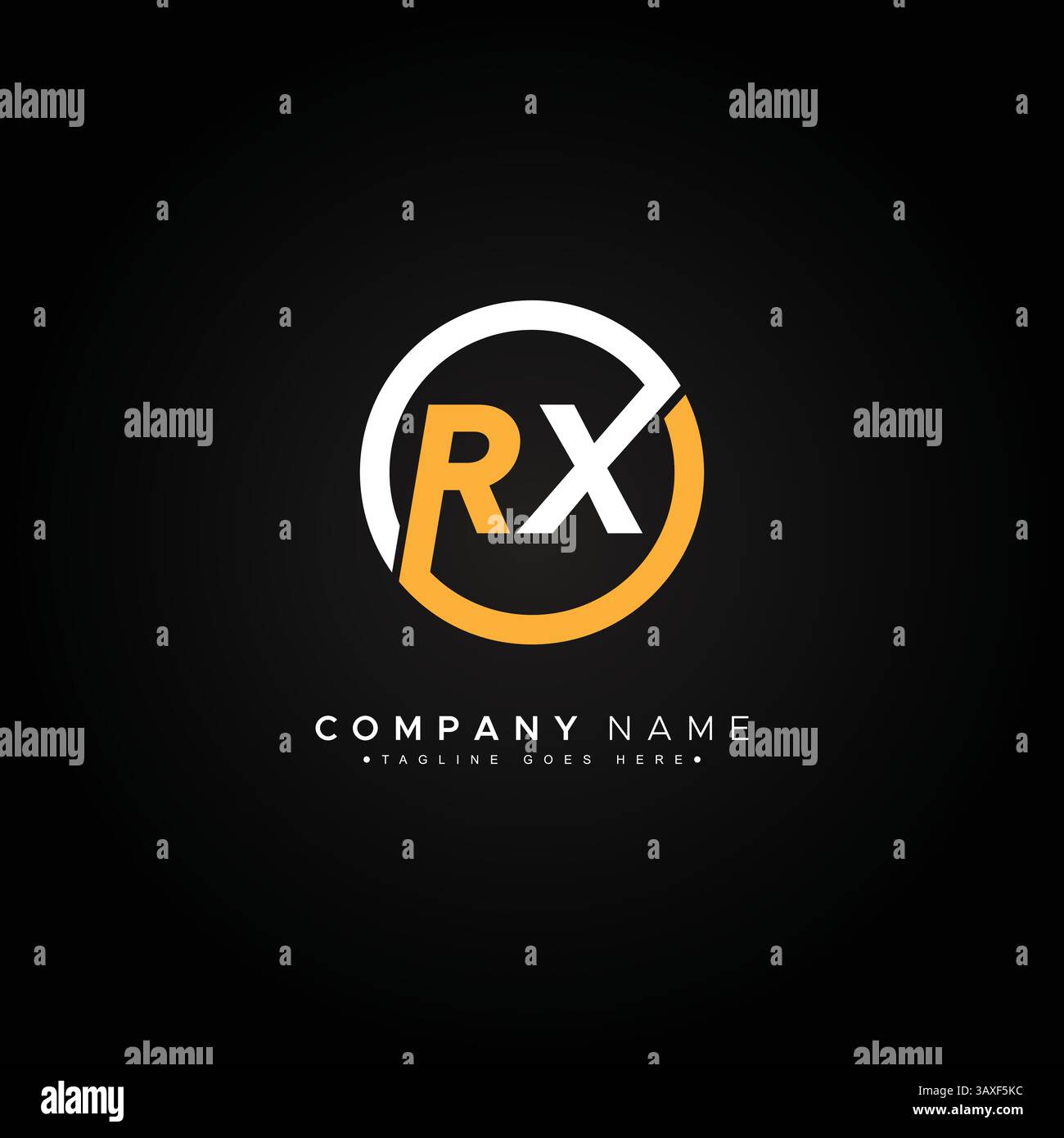 RX Minimal Vector Logo - Simple Business Logo for Monogram R and X ...