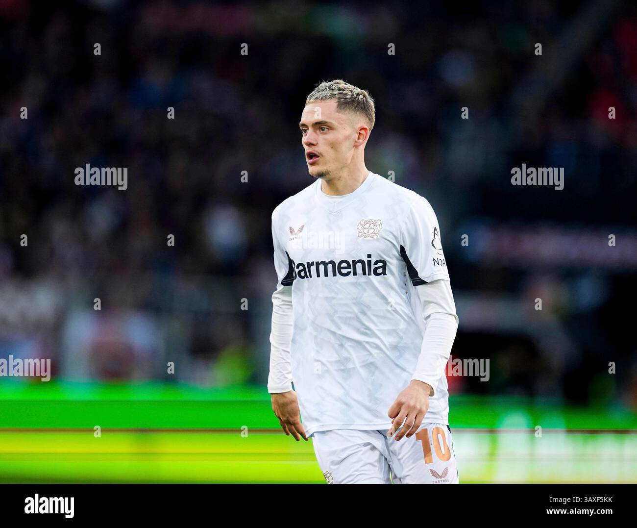 April 20 2025: Florian Wirtz of Bayer 04 Leverkusen looks on during a 1 ...