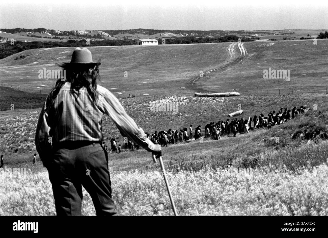 June, 1975 - Oglala, South Dakota, U.S. - Funeral for Joseph Stuntz ...
