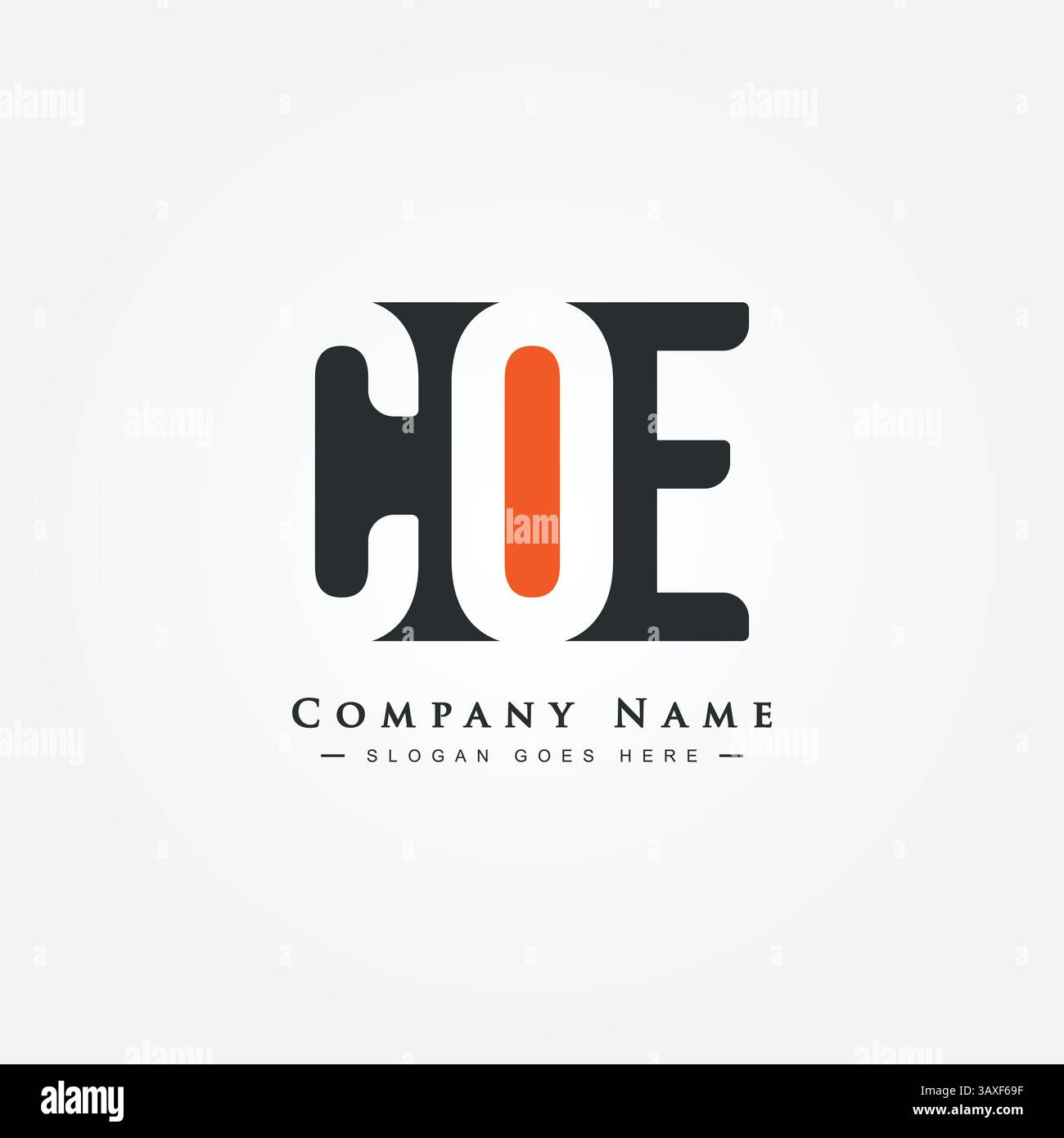 Coe minimalist logo hi-res stock photography and images - Alamy