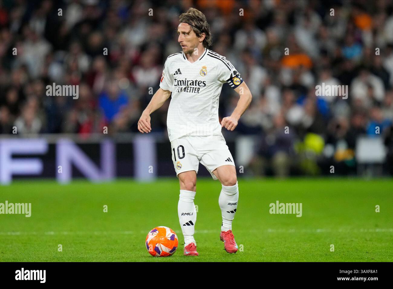 Madrid, Spain. 20th Apr, 2025. Luka Modric of Real Madrid CF during the ...