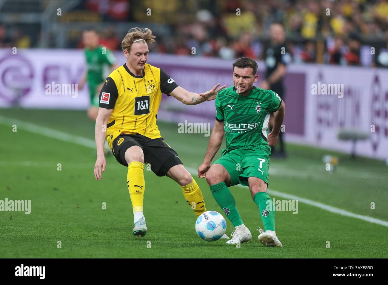 Dortmund, Deutschland. 20th Apr, 2025. 20.04.2025, 1. Bundesliga, 30 ...