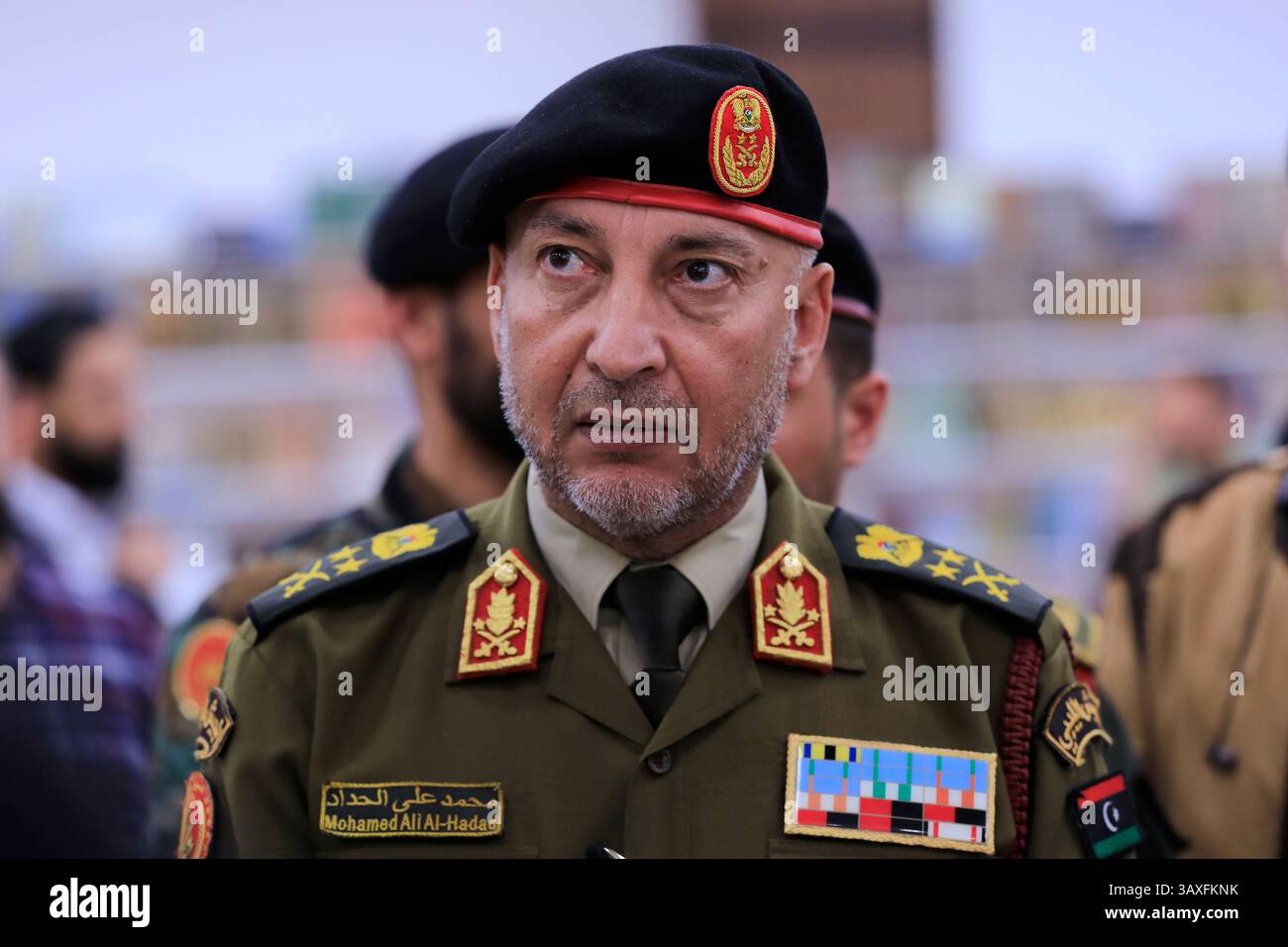 Chief of the General Staff of the Libyan Army, Mohammed Al-Haddad ...