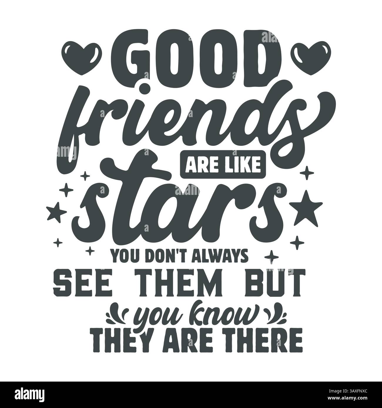 Good friends Stock Vector Images - Alamy