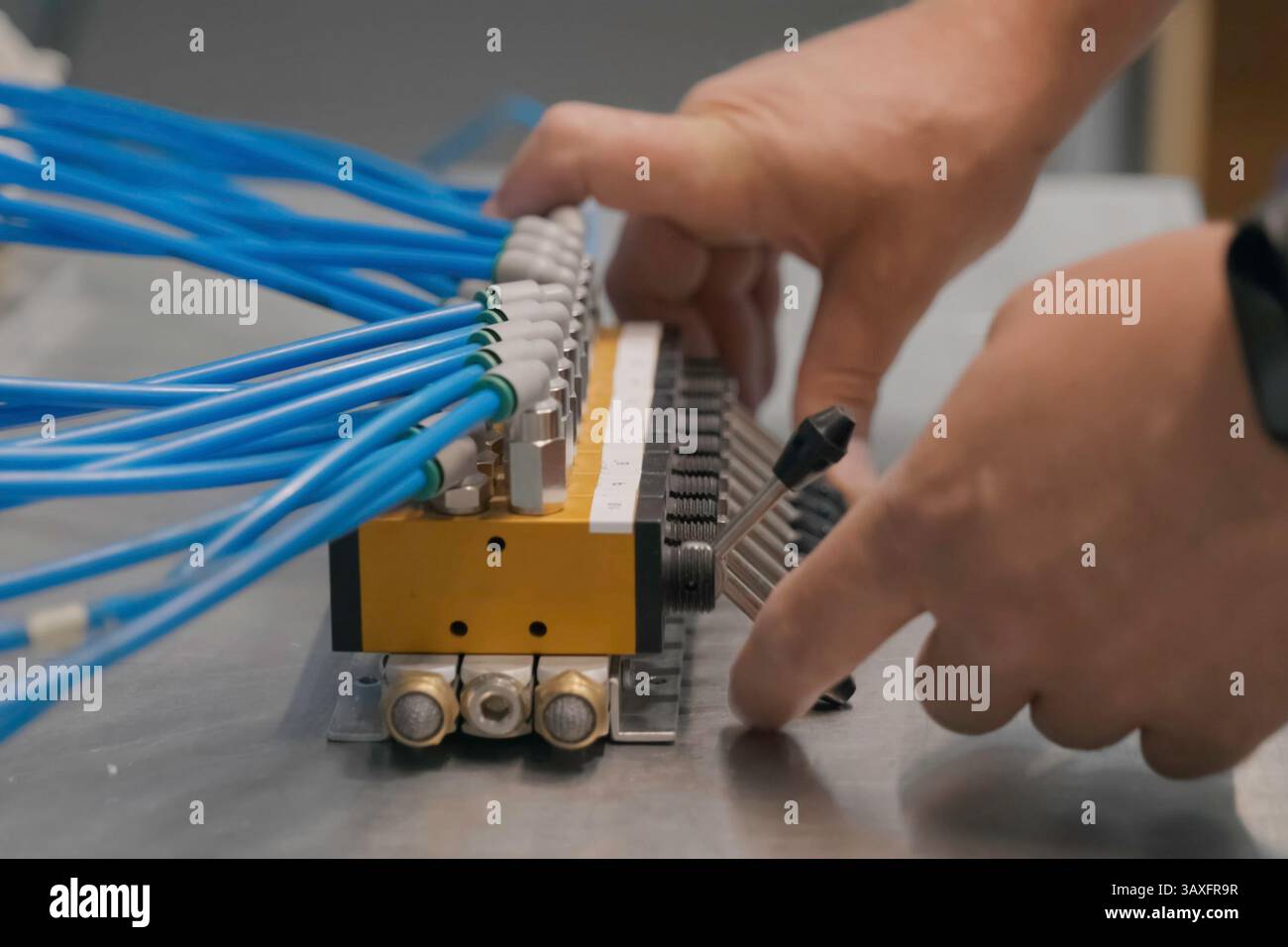 Equipment power levers dashboard hi-res stock photography and images ...