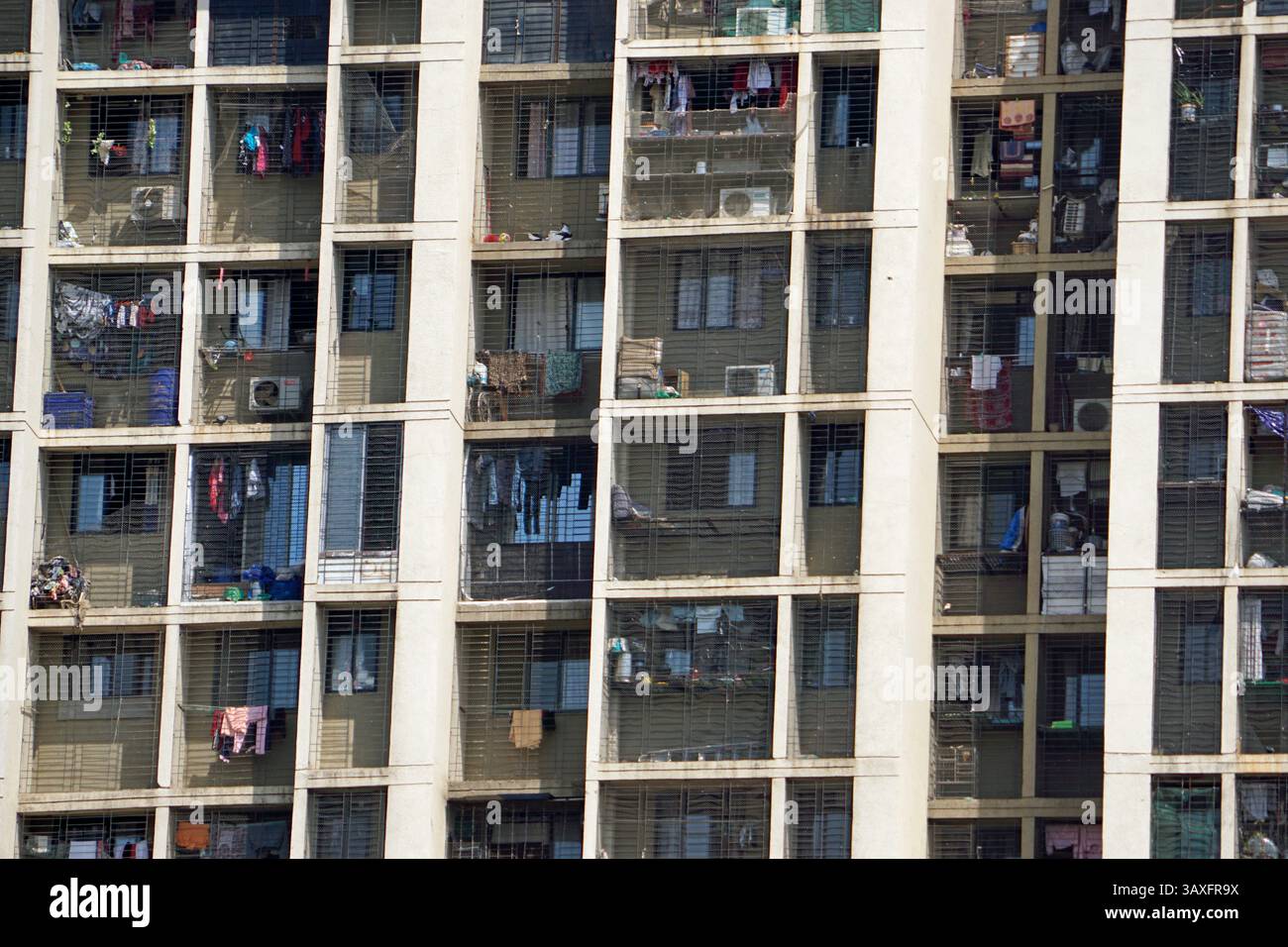 housing area at the dharavi slum in mumbai in india Stock Photo - Alamy