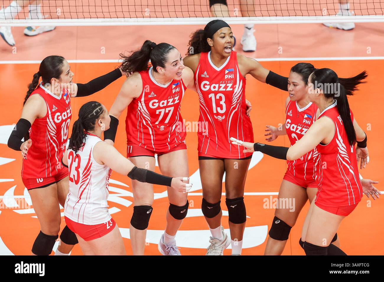 Pasig City, Philippines. 21st Apr, 2025. Players of the Philippines ...