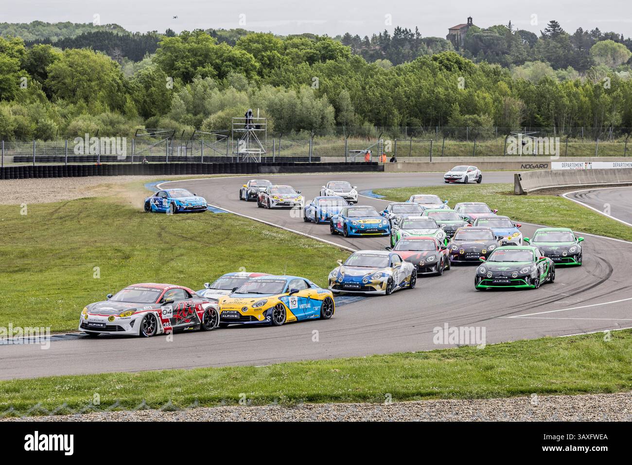 depart, start course 2 during the 1st round of the Alpine Elf Cup ...