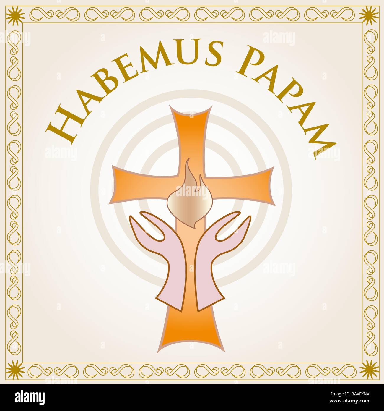 Hands pope Stock Vector Images - Alamy