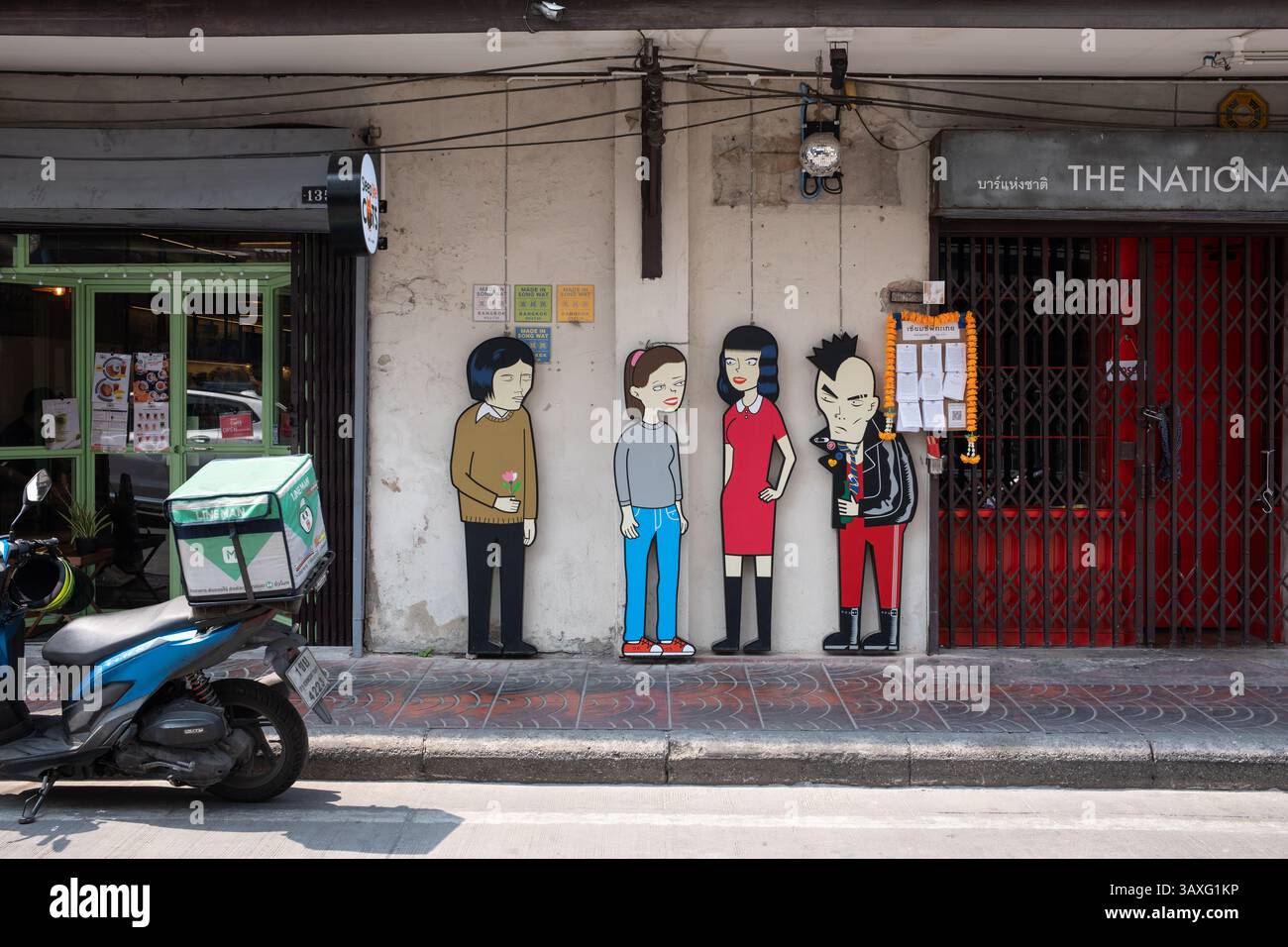 Street Art in Song Wat Road Talad Noi Bangkok Thailand Stock Photo - Alamy