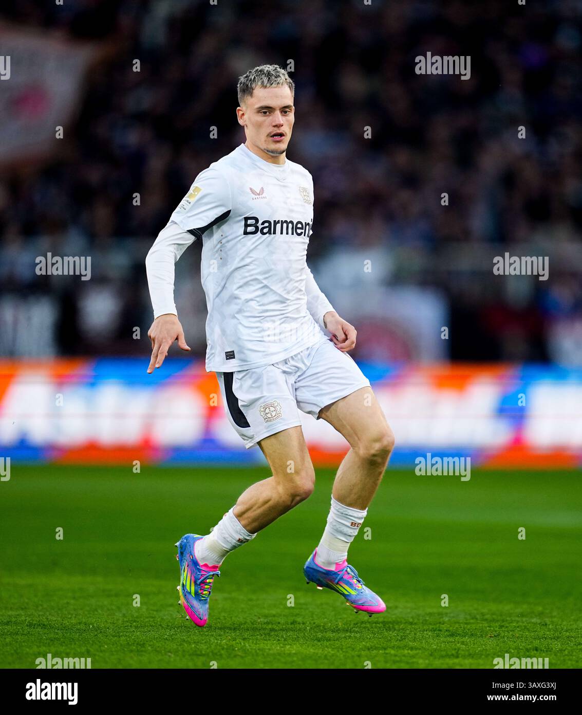 Hamburg, Germany. 20th Apr, 2025. April 20 2025: Florian Wirtz of Bayer ...