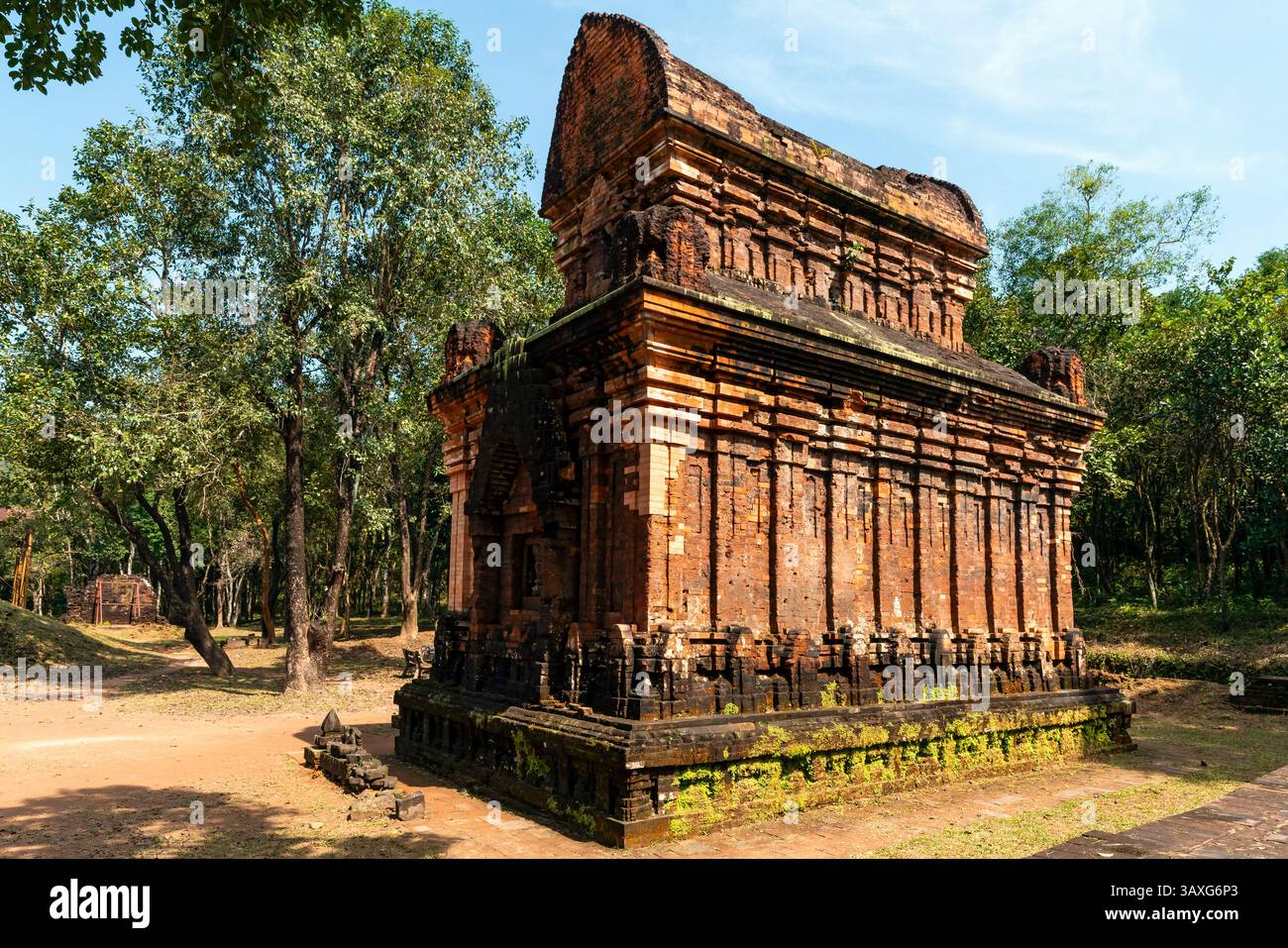 Temple Group E, F. The remains of a series of impressive temples ...