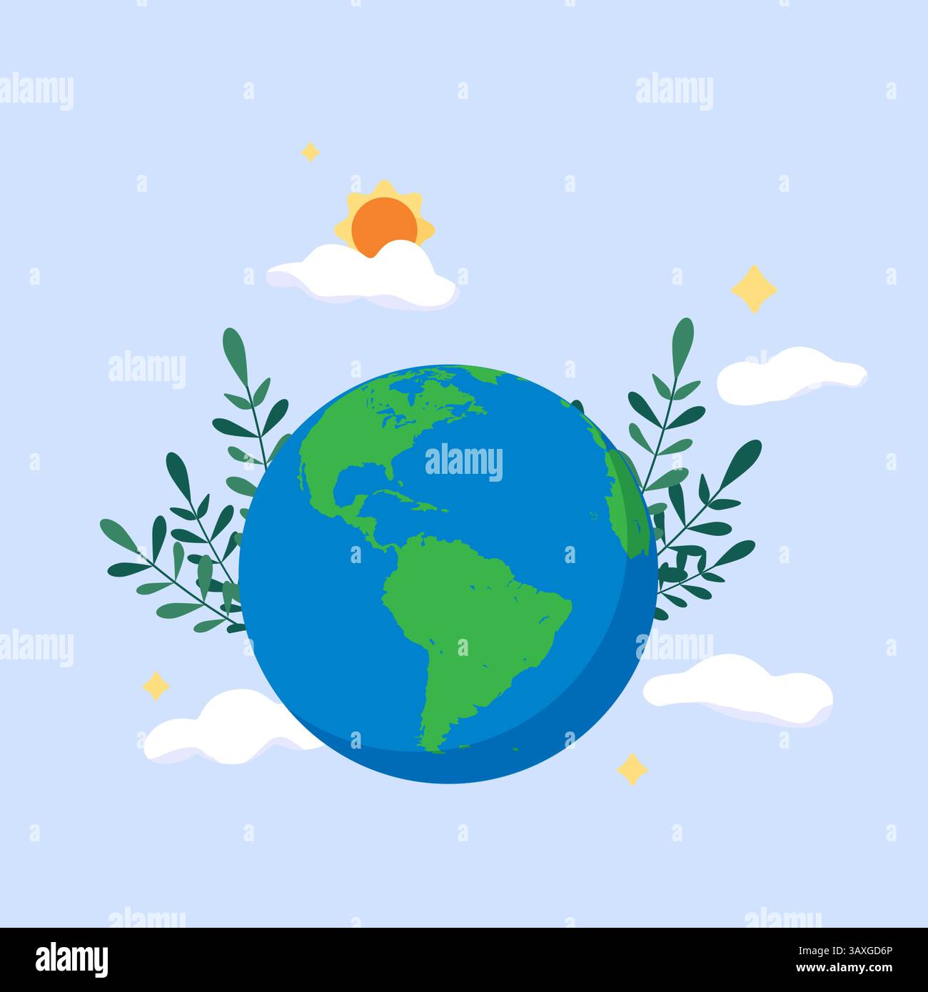 Sunny calm Stock Vector Images - Alamy
