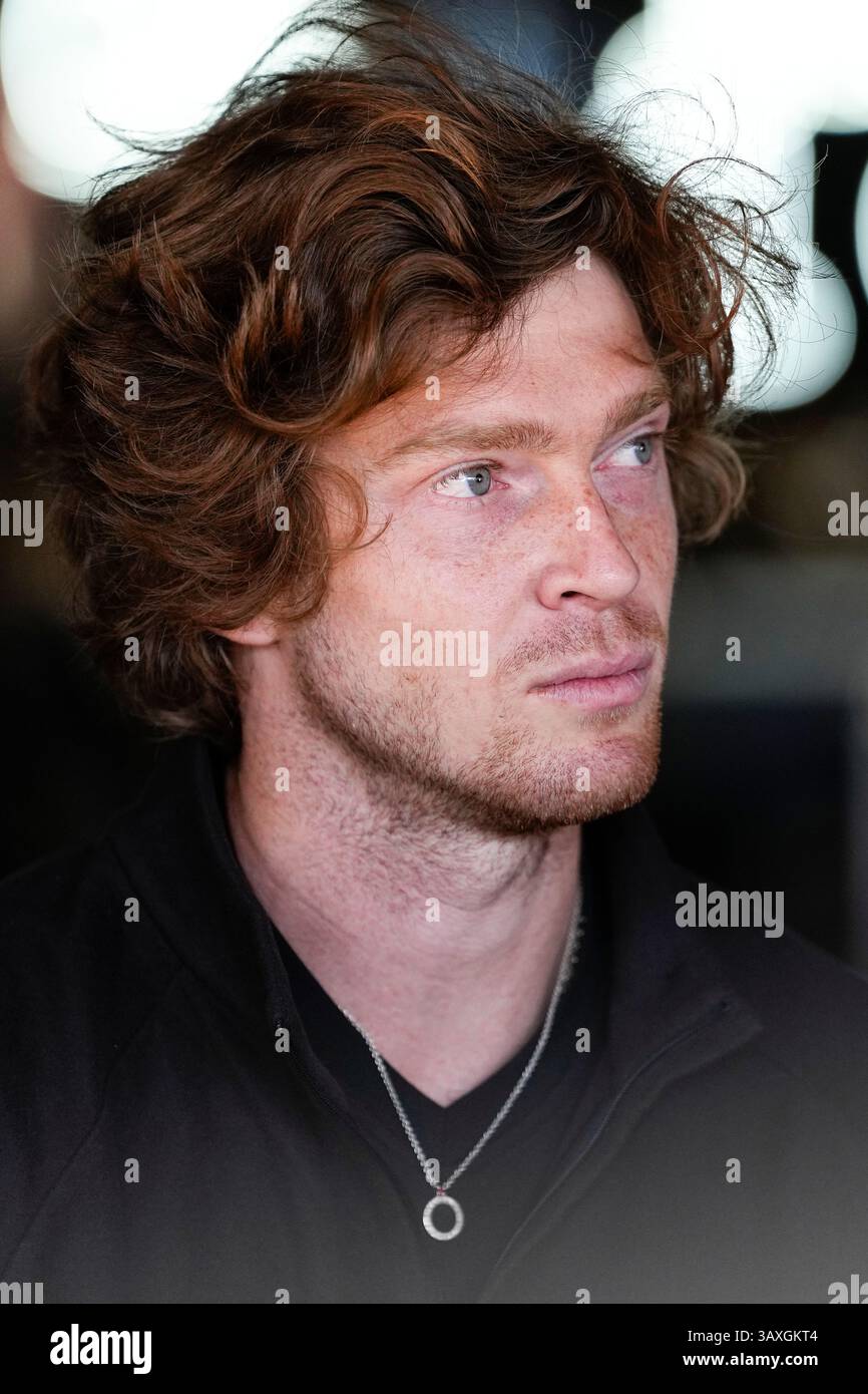 Andrey Rublev during the Mutua Madrid Open 2025, ATP Masters 1000 and ...