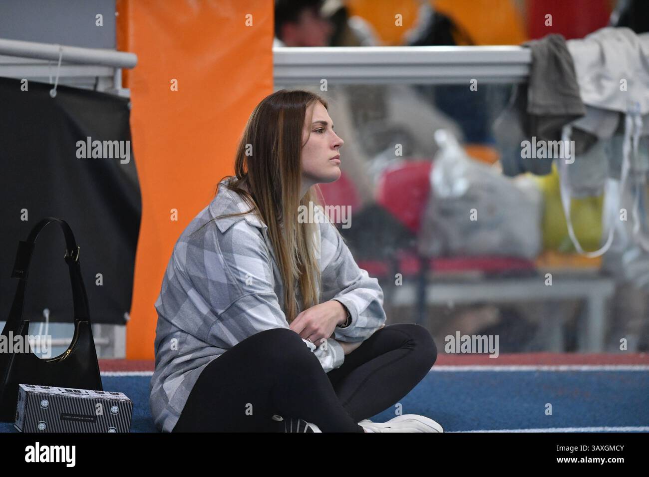 Kyiv, Ukraine. 19th Apr, 2025. Kyiv, Ukraine April 19, 2025 Olga Kharlan during the Ukrainian ...