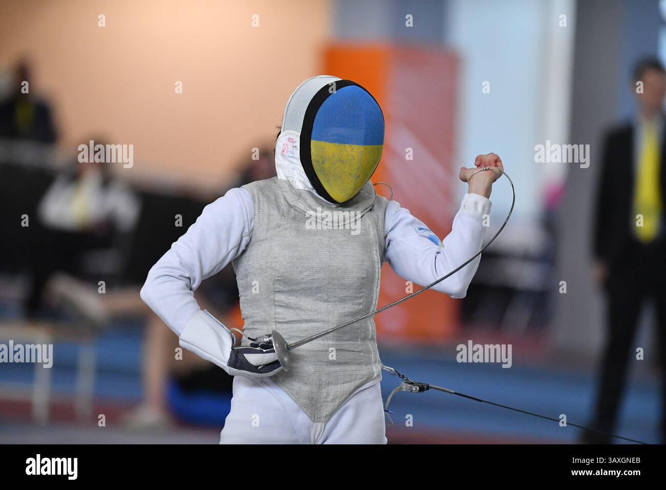 Kyiv, Ukraine. 19th Apr, 2025. Kyiv, Ukraine April 19, 2025 Olga Sopit during the Ukrainian ...