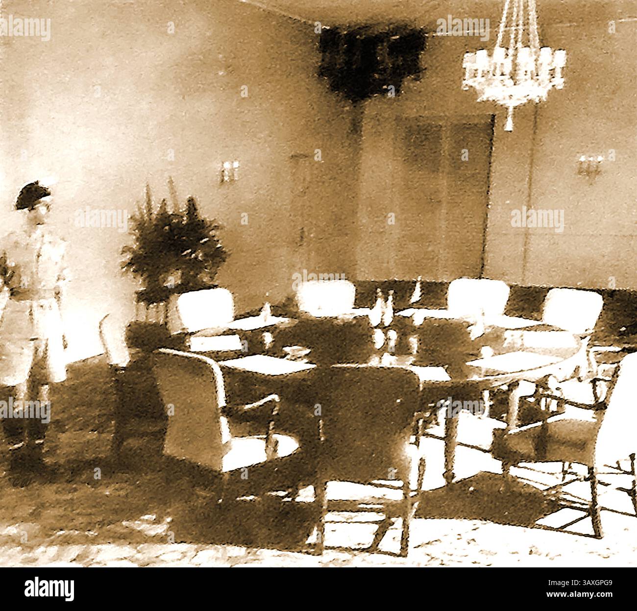 Joseph Laniel (French Premier) -Dwight D Eisenhower (USA President ...