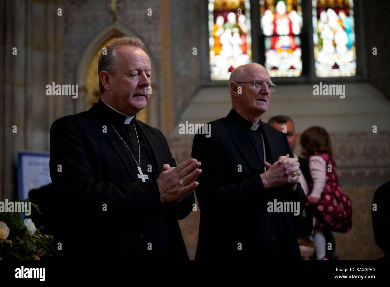 The Archbishop of Armagh, Eamon Martin (left), and Archbishop Dermot Farrell Archbishop of ...