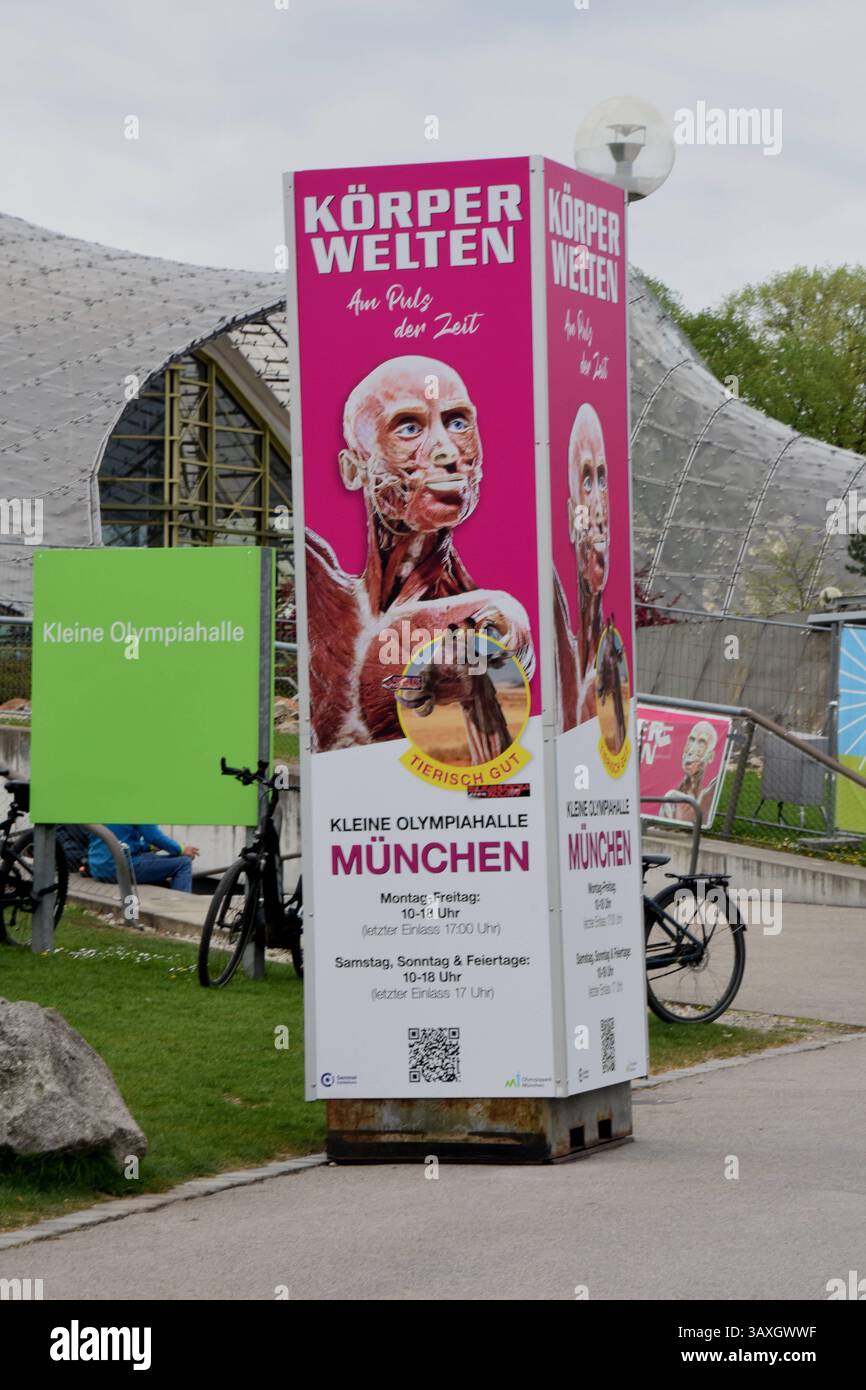 Muenchen 21.04.2025 Olympia Park Koerperwelten Ausstellungs ...