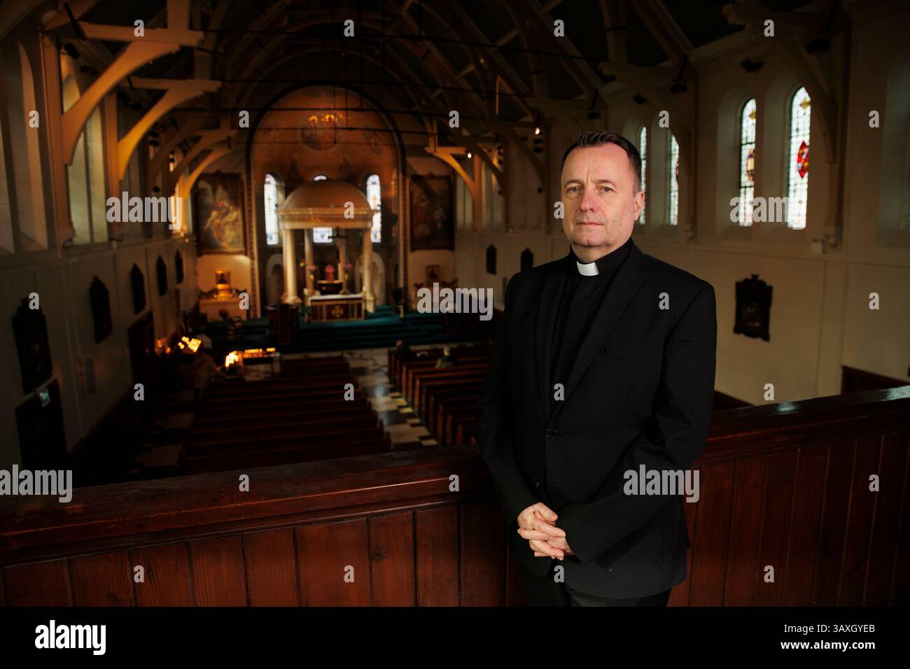 Father Tim Bartlett, administrator of St Mary's Church in Belfast who ...