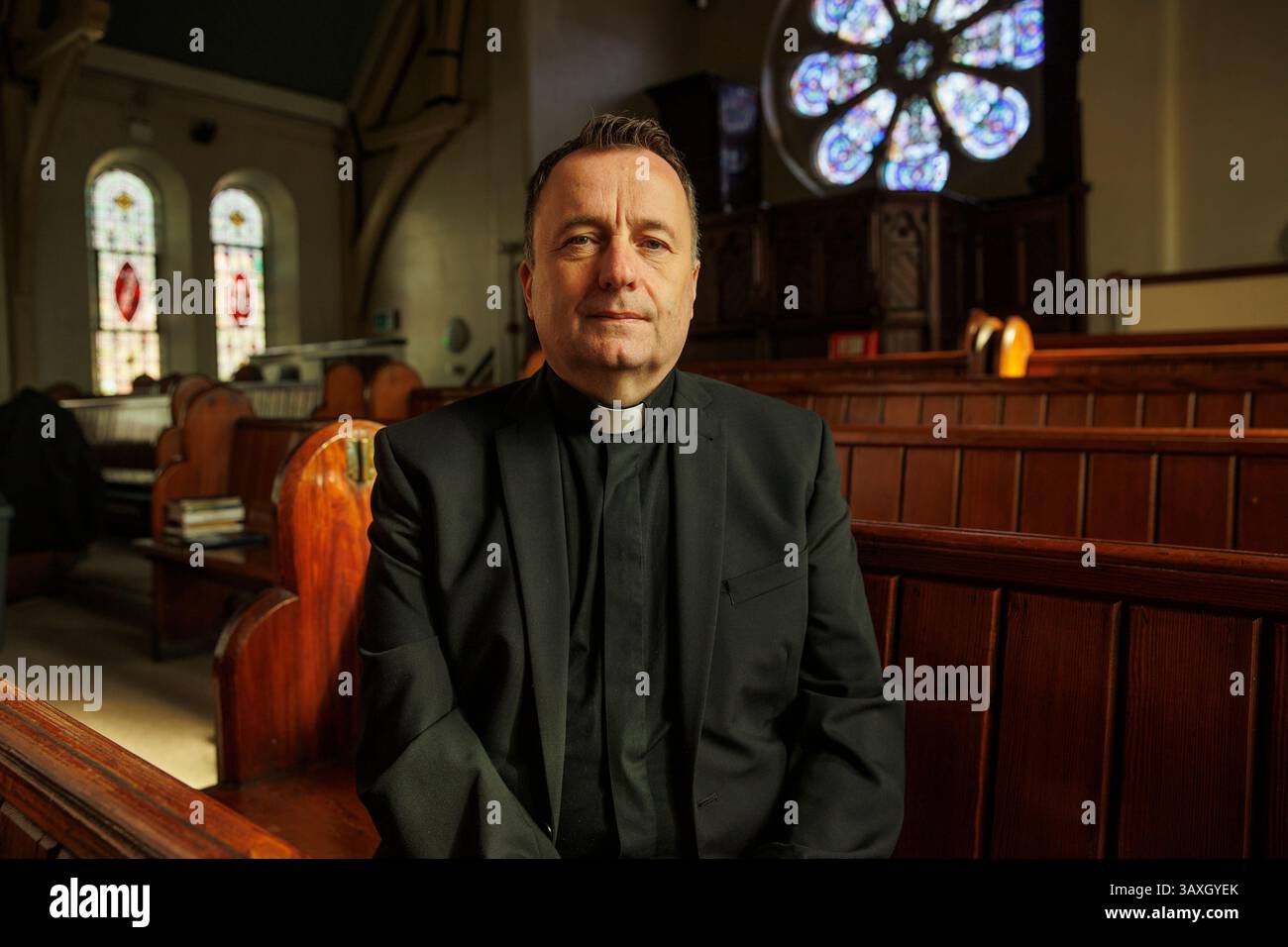 Father Tim Bartlett, administrator of St Mary's Church in Belfast who ...