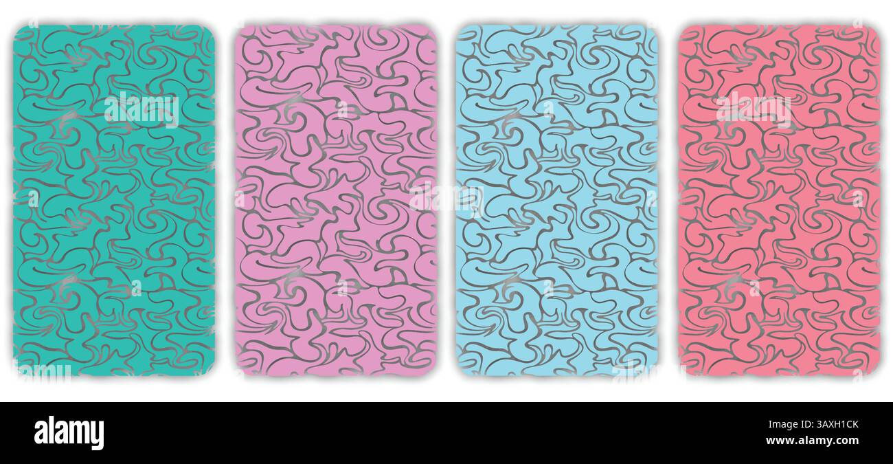 Colorful Abstract Pattern Designs Stock Vector Image & Art - Alamy