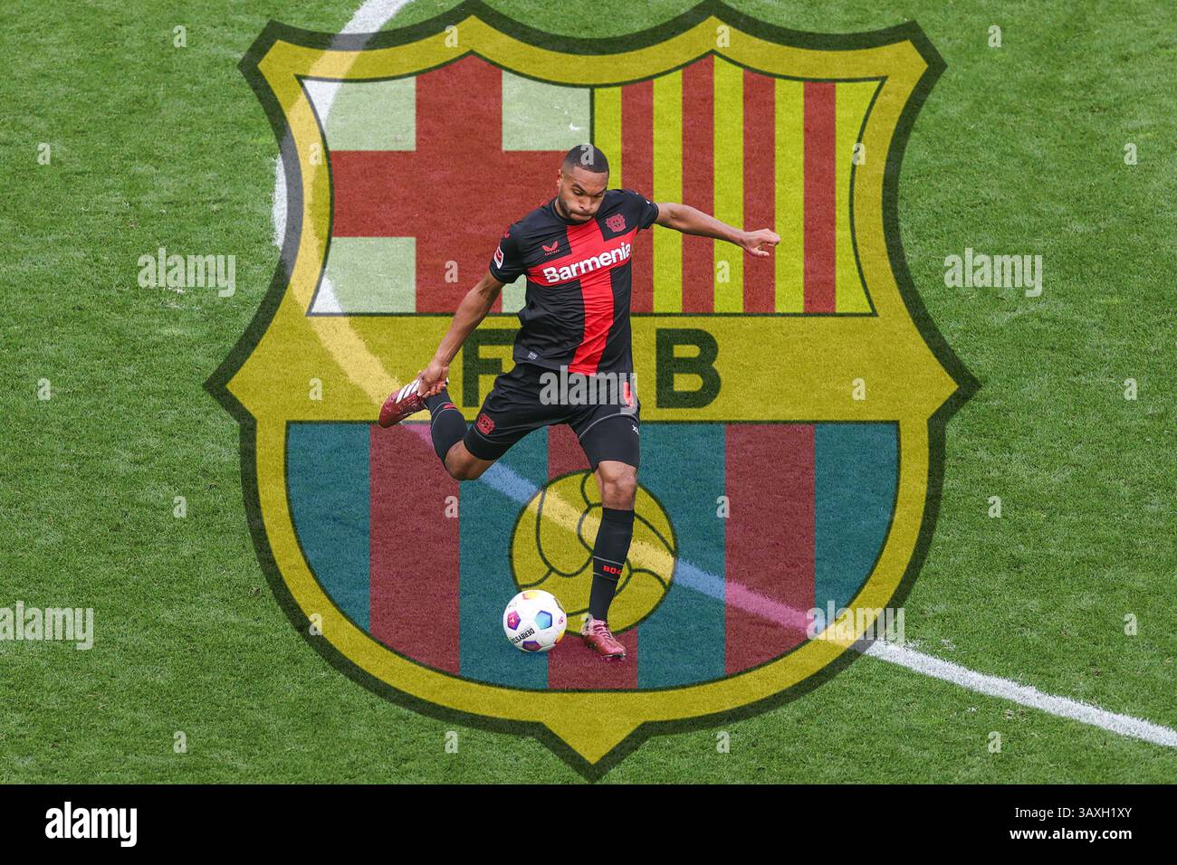 21.04.2025, Fussball, Bundesliga, FOTOMONTAGE, Jonathan Tah (Bayer ...