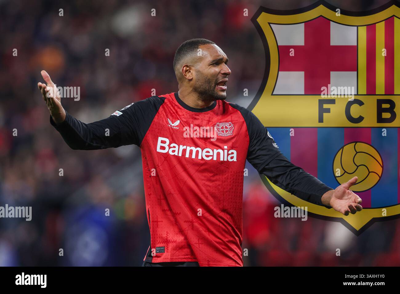 21.04.2025, Fussball, Bundesliga, FOTOMONTAGE, Jonathan Tah (Bayer ...