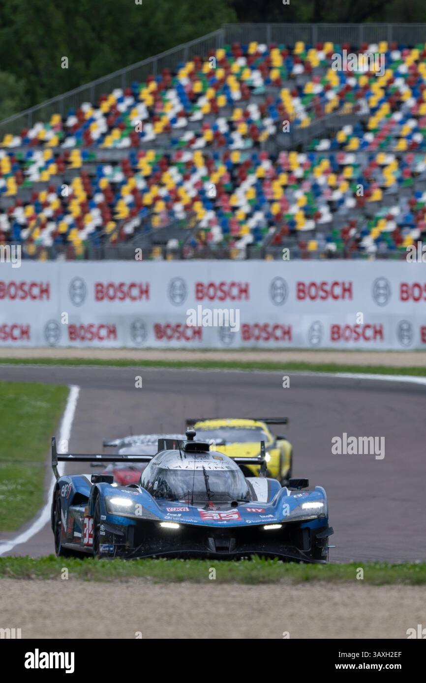 Imola, Italy. 20 April, 2025. ALPINE ENDURANCE TEAM #35 HYPERCAR ...