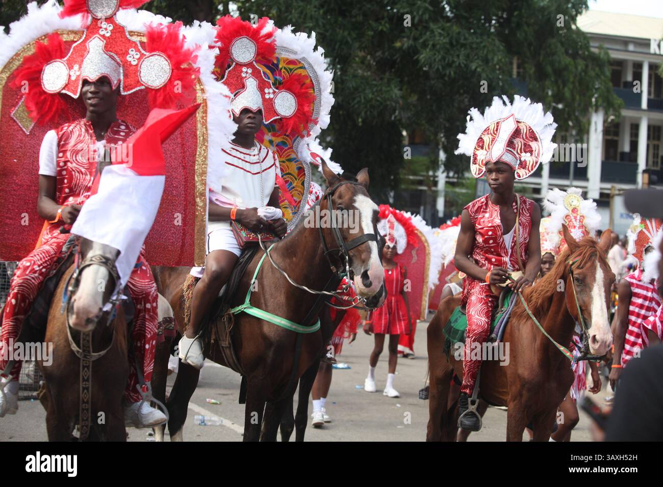 Participants wear costumes as the Lagos Fanti Carnival returns in ...