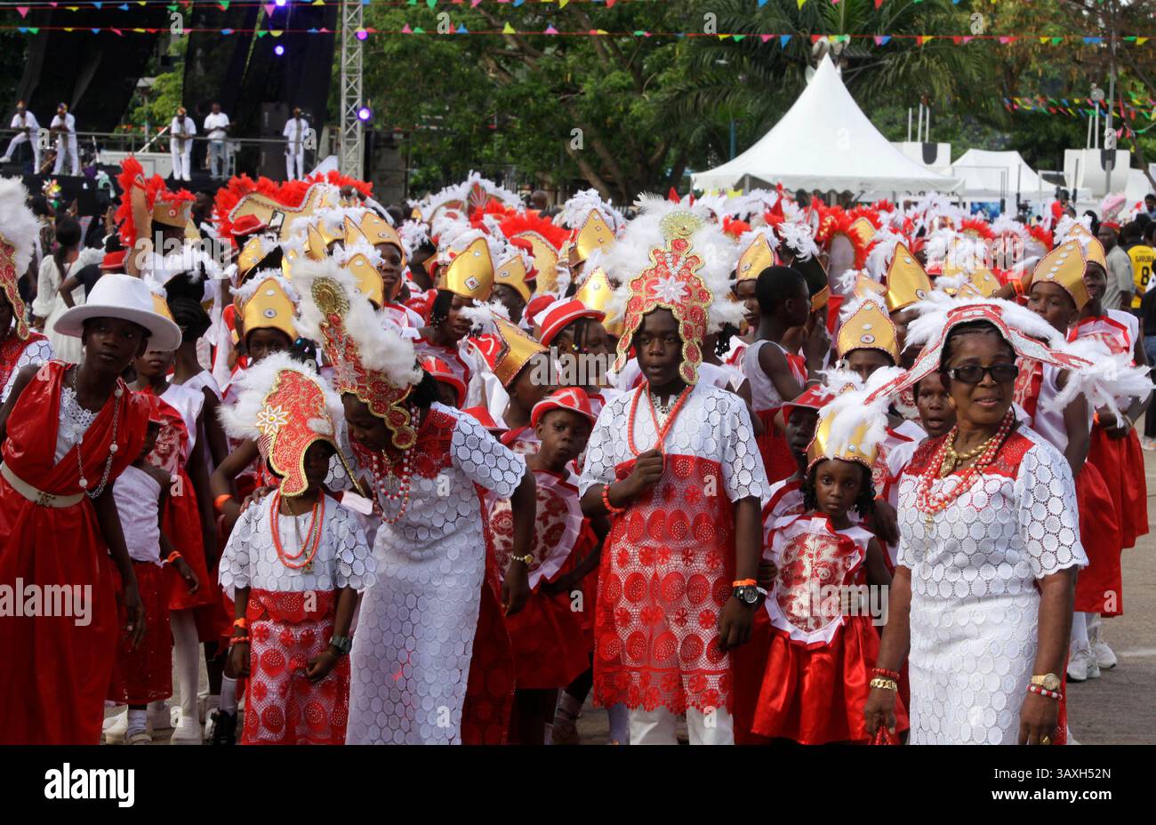 Participants wear costumes as the Lagos Fanti Carnival returns in ...