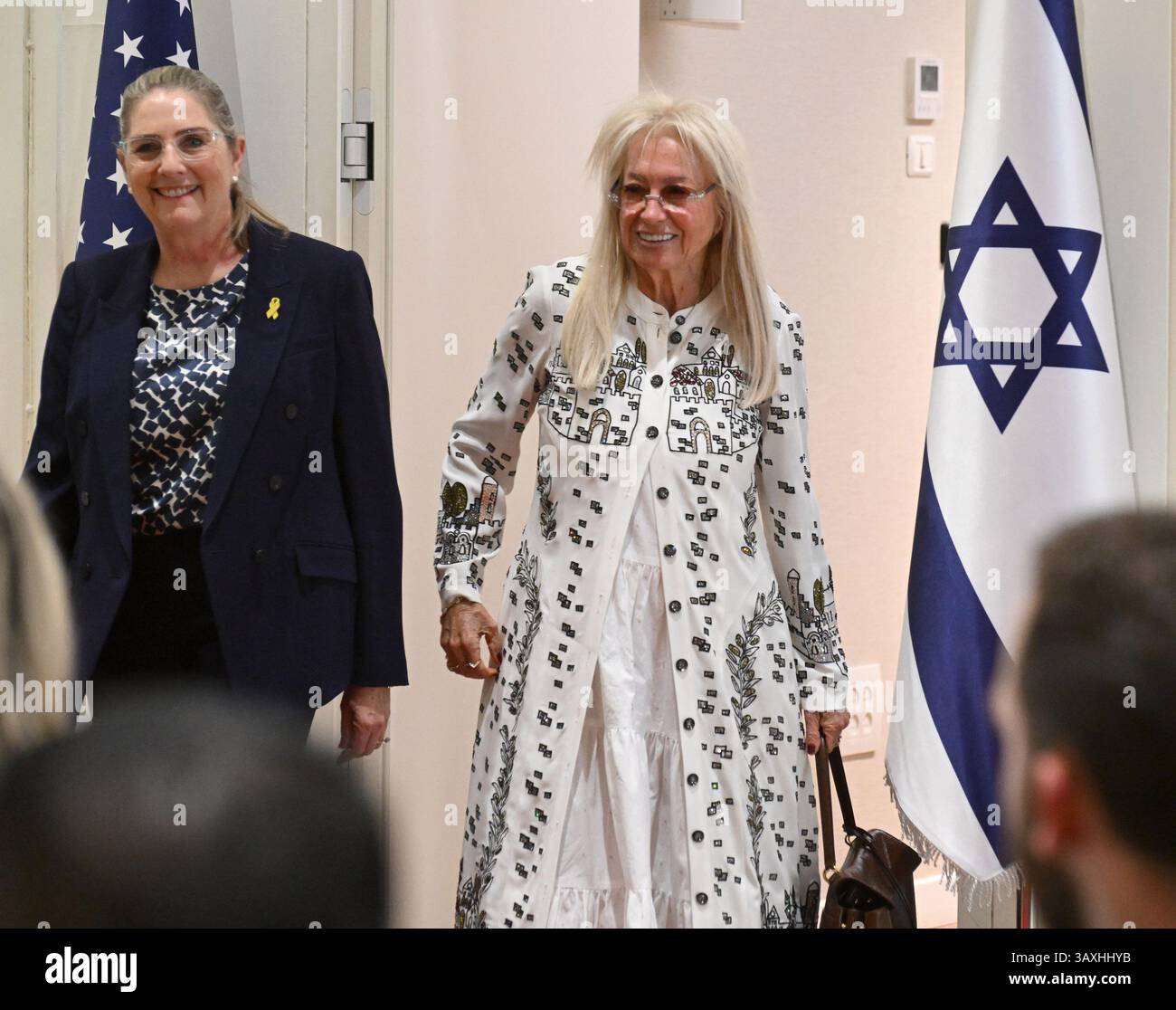 Jerusalem, Israel. 21st Apr, 2025. Miriam Adelson, billionaire ...